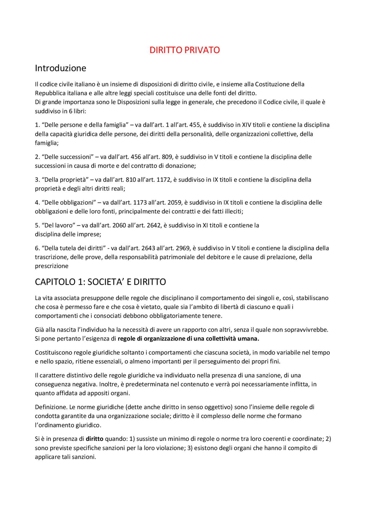 Riassunto completo di diritto privato+slide+lezioni | Dispense di ...