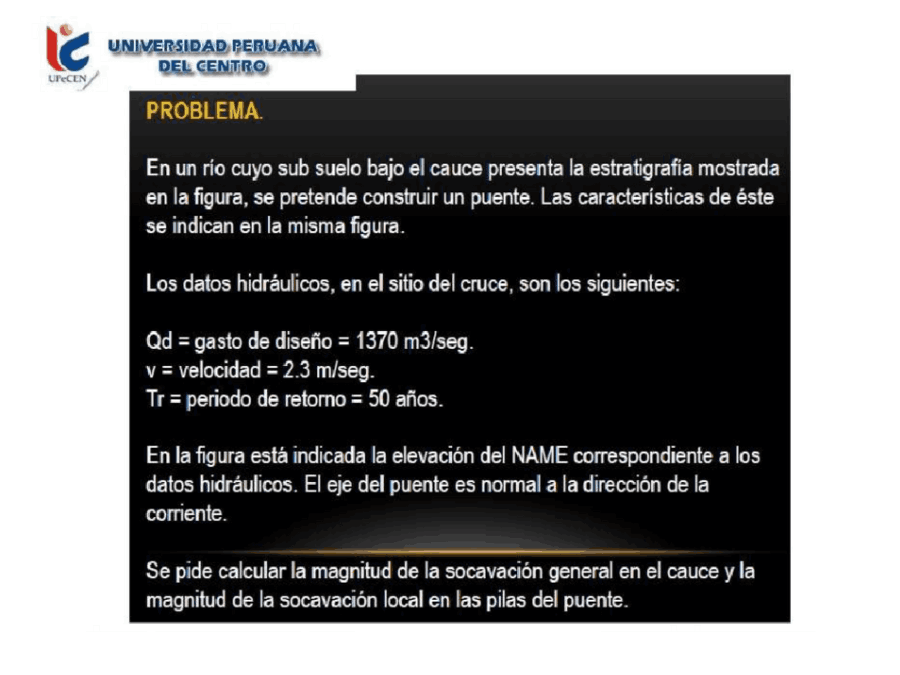 Ejercicio Hidraulico Ejercicios De Hidrología Docsity