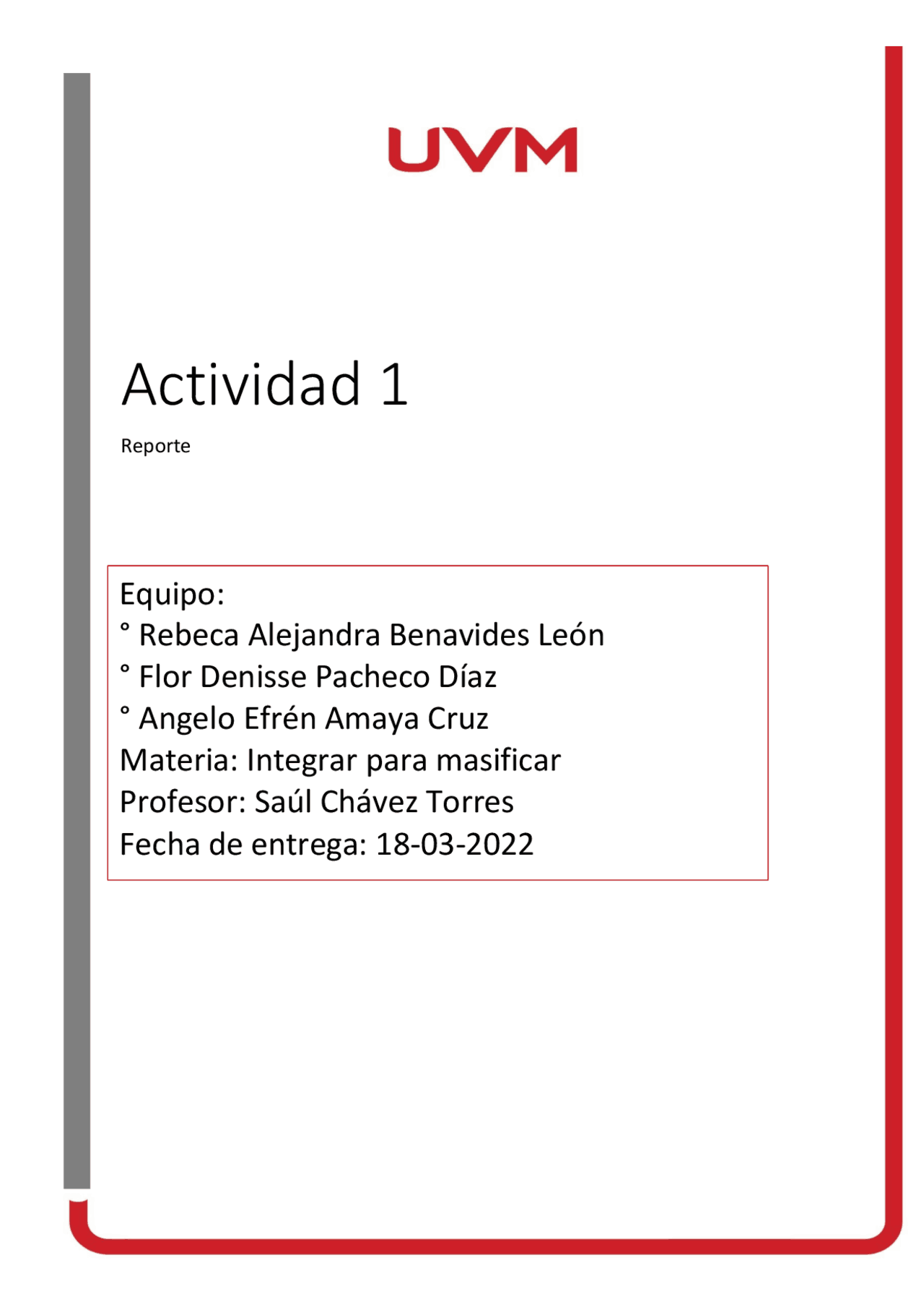 Tareas De Integrar Para Masificar Ejercicios De Ética Docsity