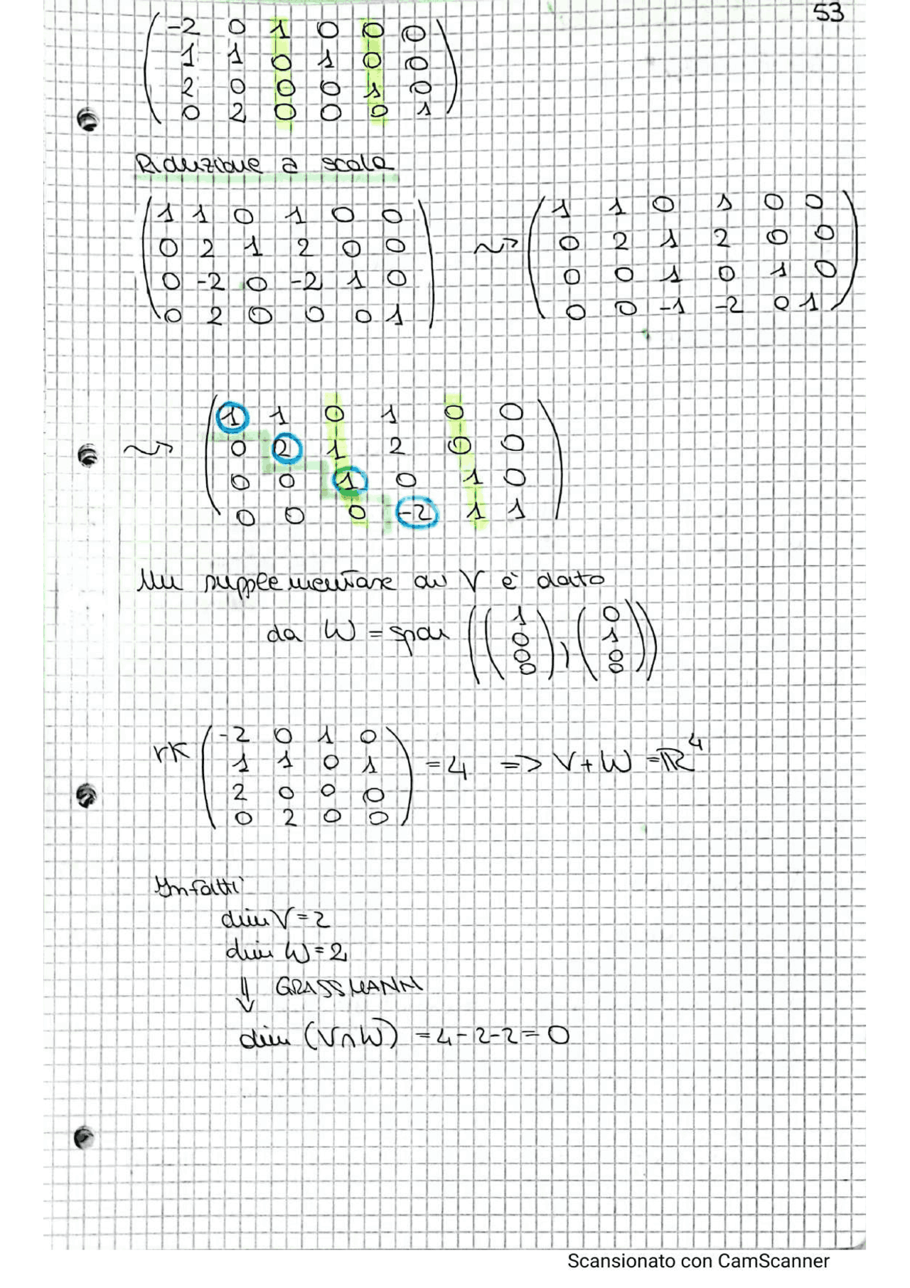 Algebra Lineare E Geometria Analitica Parte 3 Appunti Di Algebra
