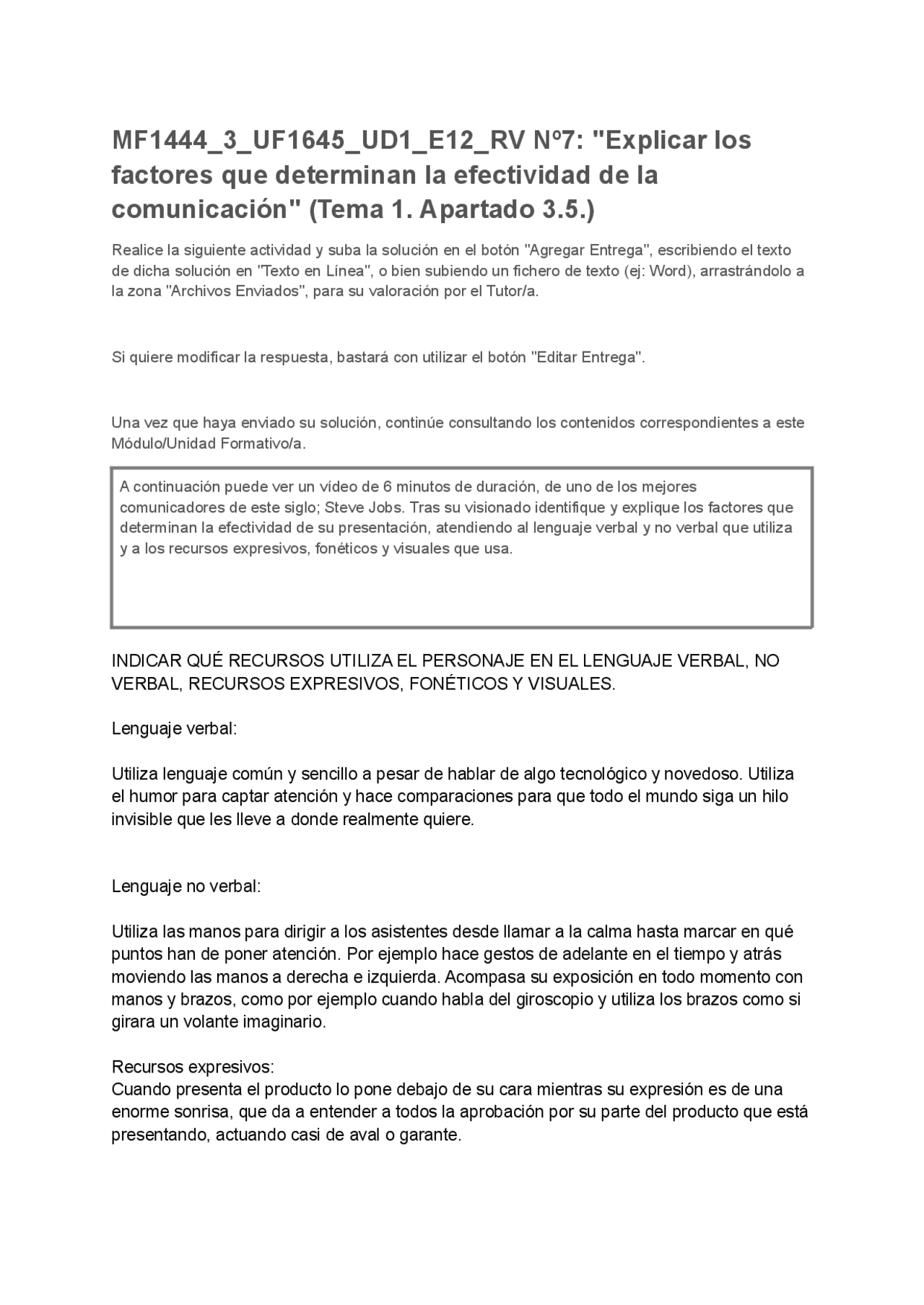 Ejercicios Formación Docsity