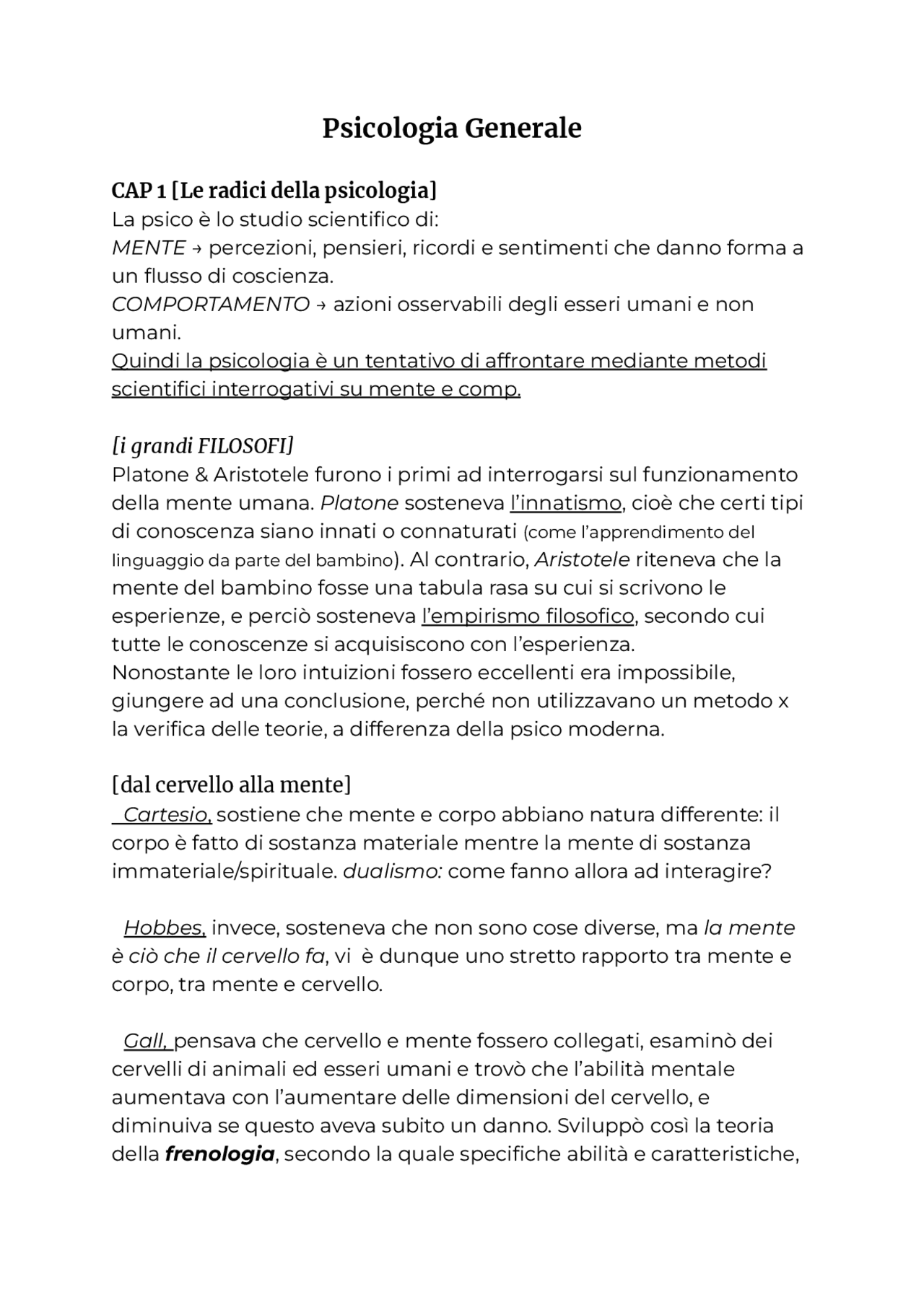 Psicologia Generale Schacter Gilbert Wegner Appunti Di