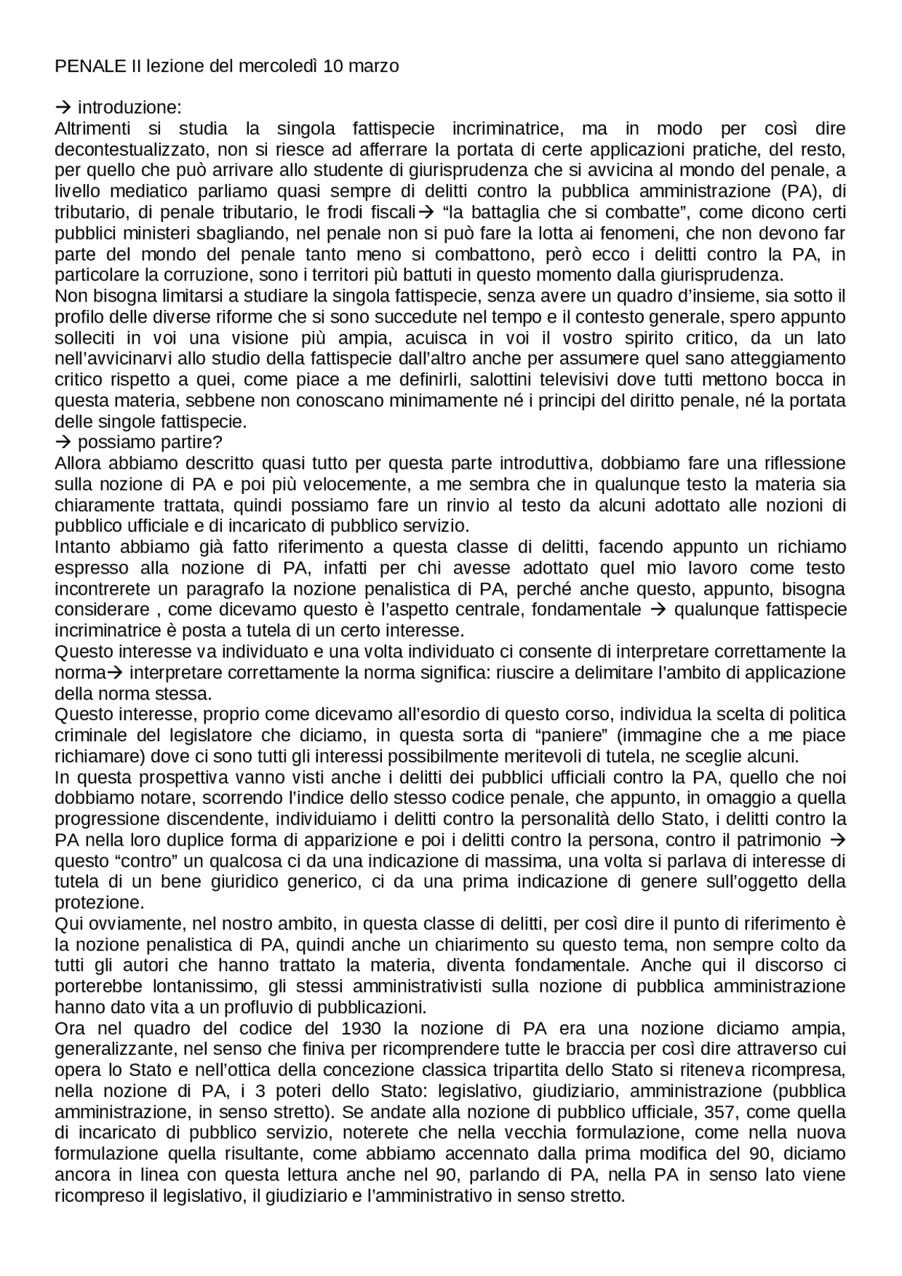 Appunti Di Diritto Penale Docsity