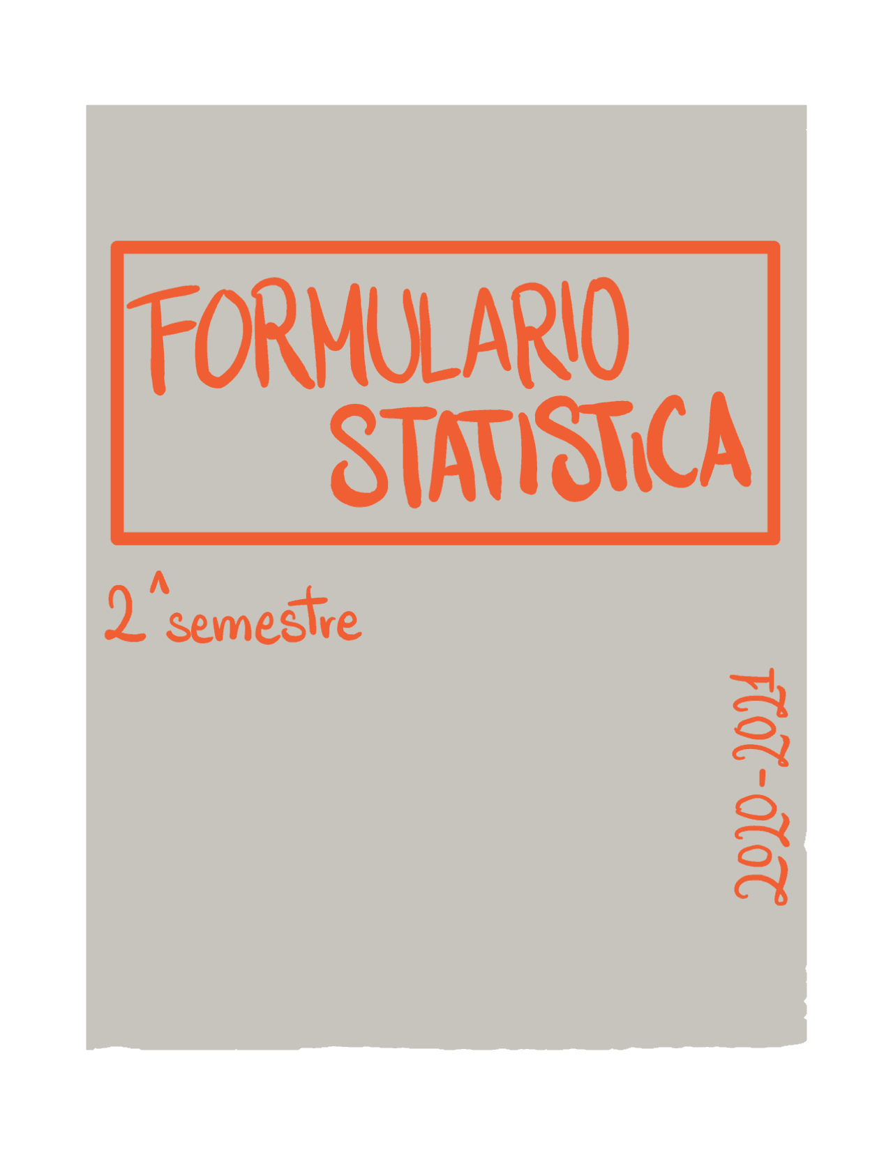 Statistica Formulario Esame 2semestre Schemi E Mappe Concettuali