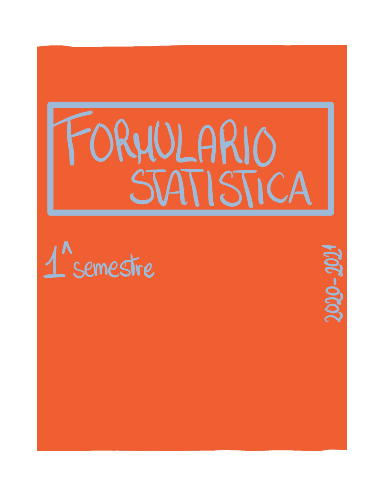 Statistica Formulario Esame 1semestre Schemi E Mappe Concettuali