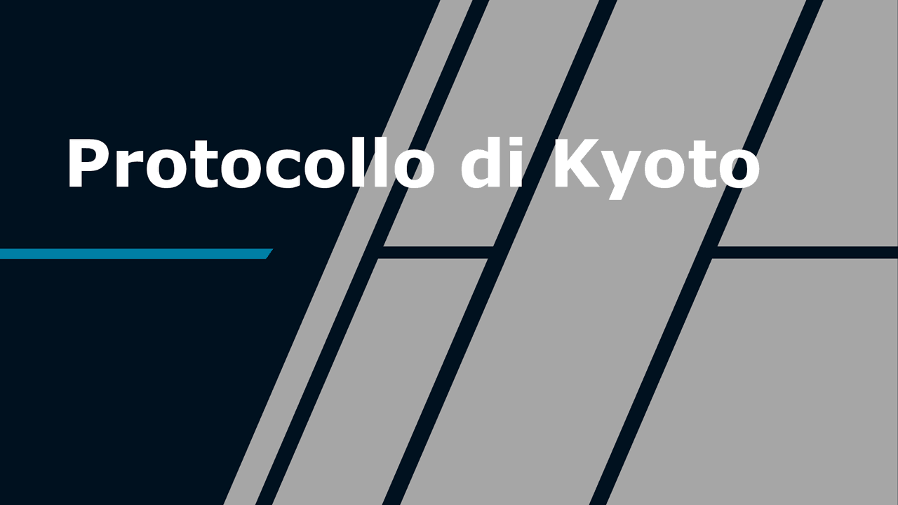 POWER POINT SUL PROTOCOLLO DI KYOTO | Slide di Scienze della Terra | Docsity