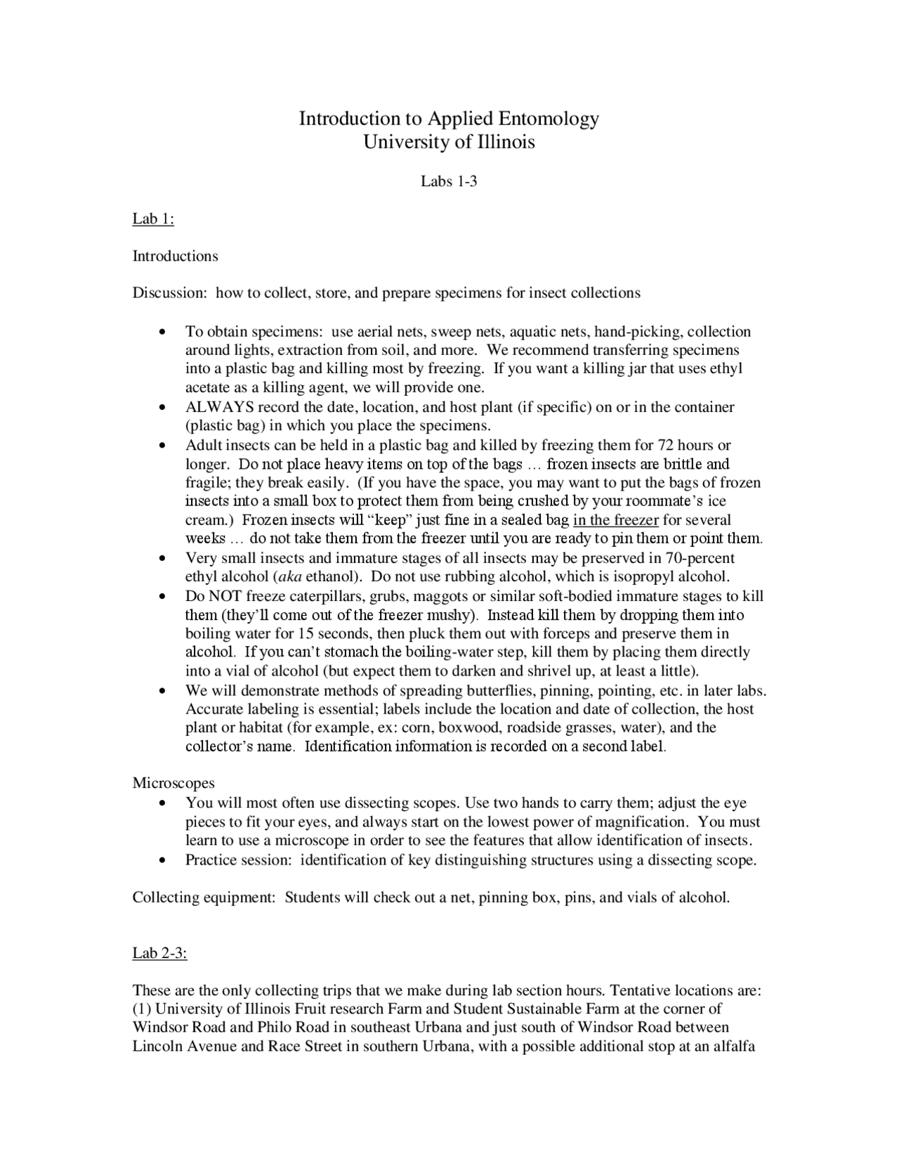 Introduction Of Applied Entomology Summaries Entomology Docsity