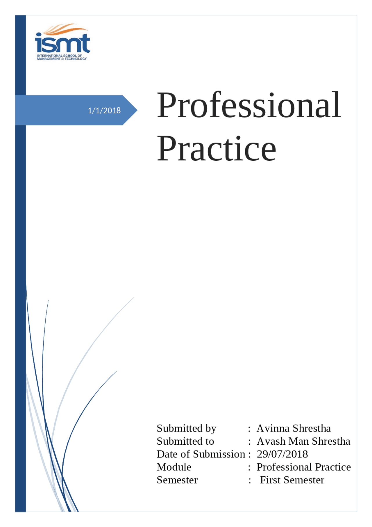 Professional Practice Assignment Manuais Projetos Pesquisas