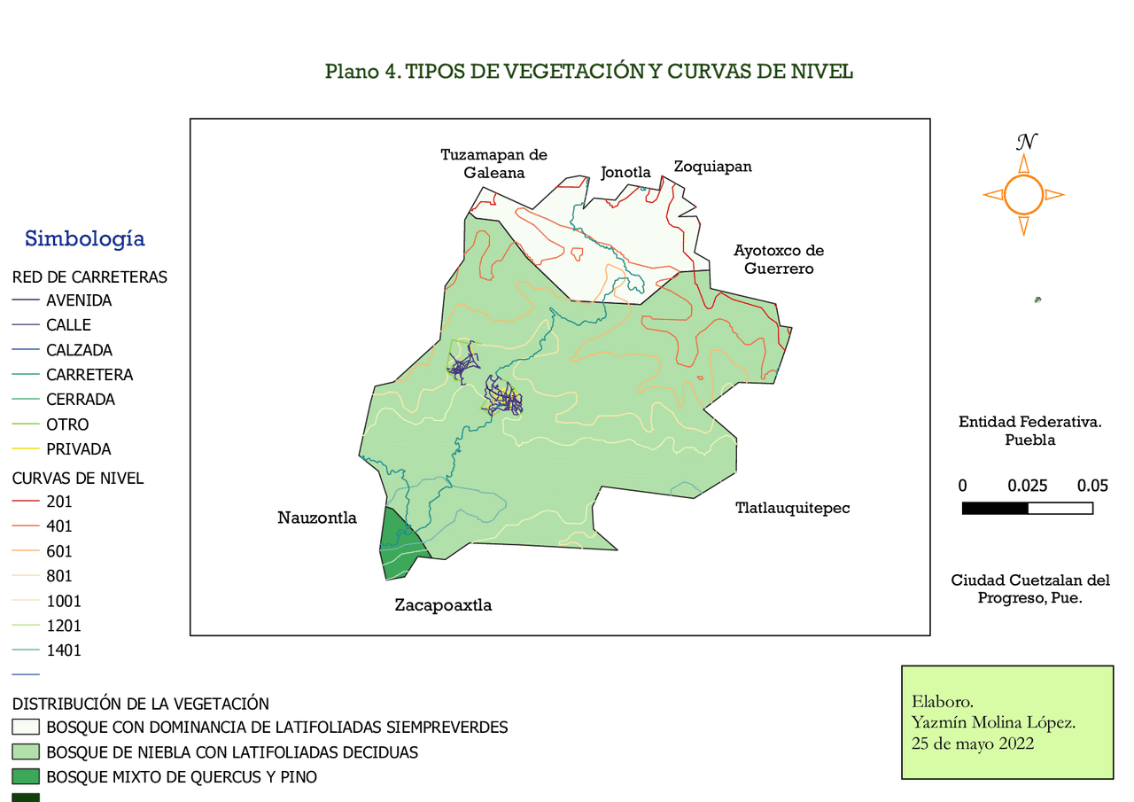 CUVAS DE NIVEL CUETZALAN DEL PROGRESO PUEBLA | Esquemas y mapas ...
