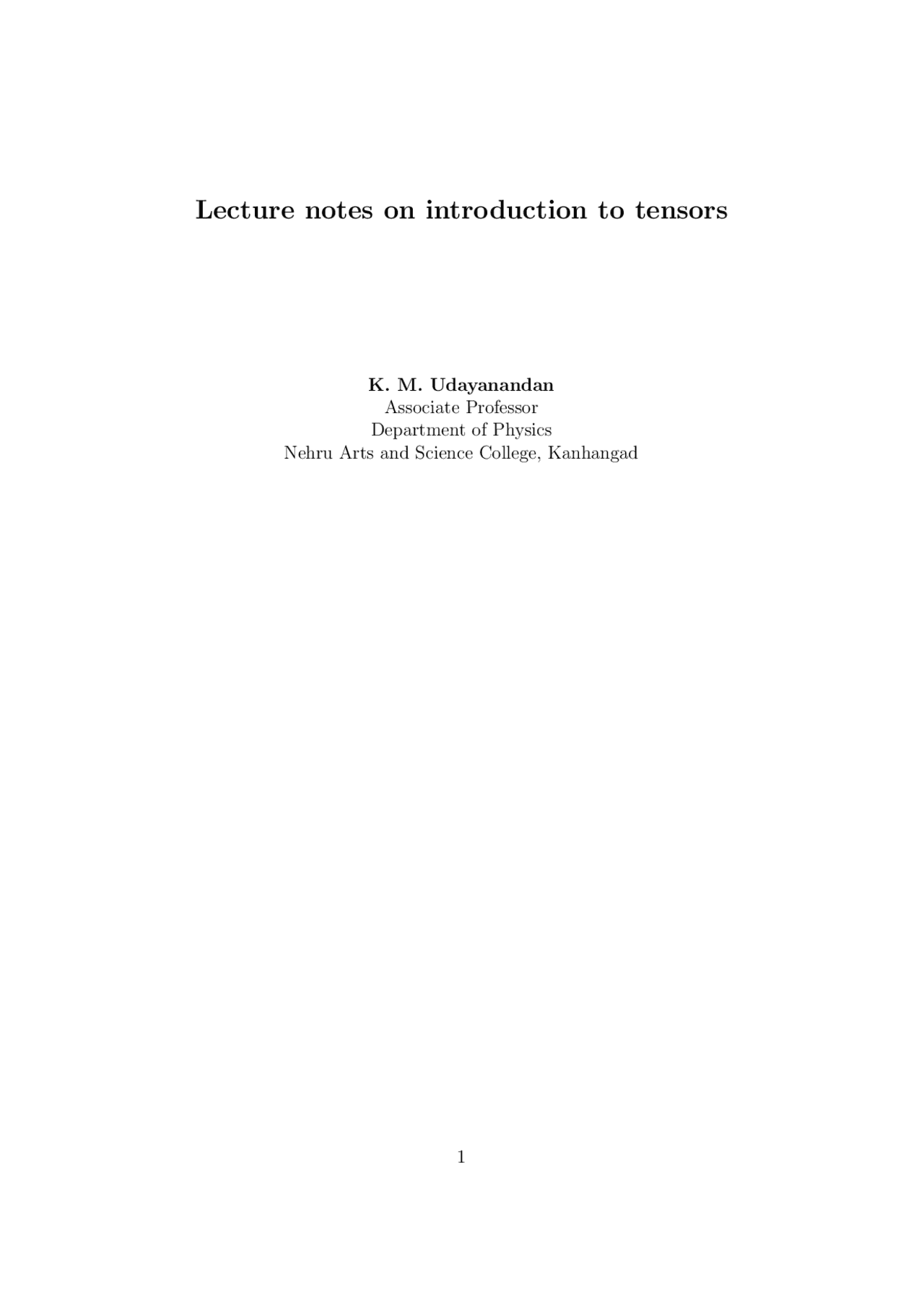 Vector And Tensor Analysis Schemes And Mind Maps Calculus Docsity