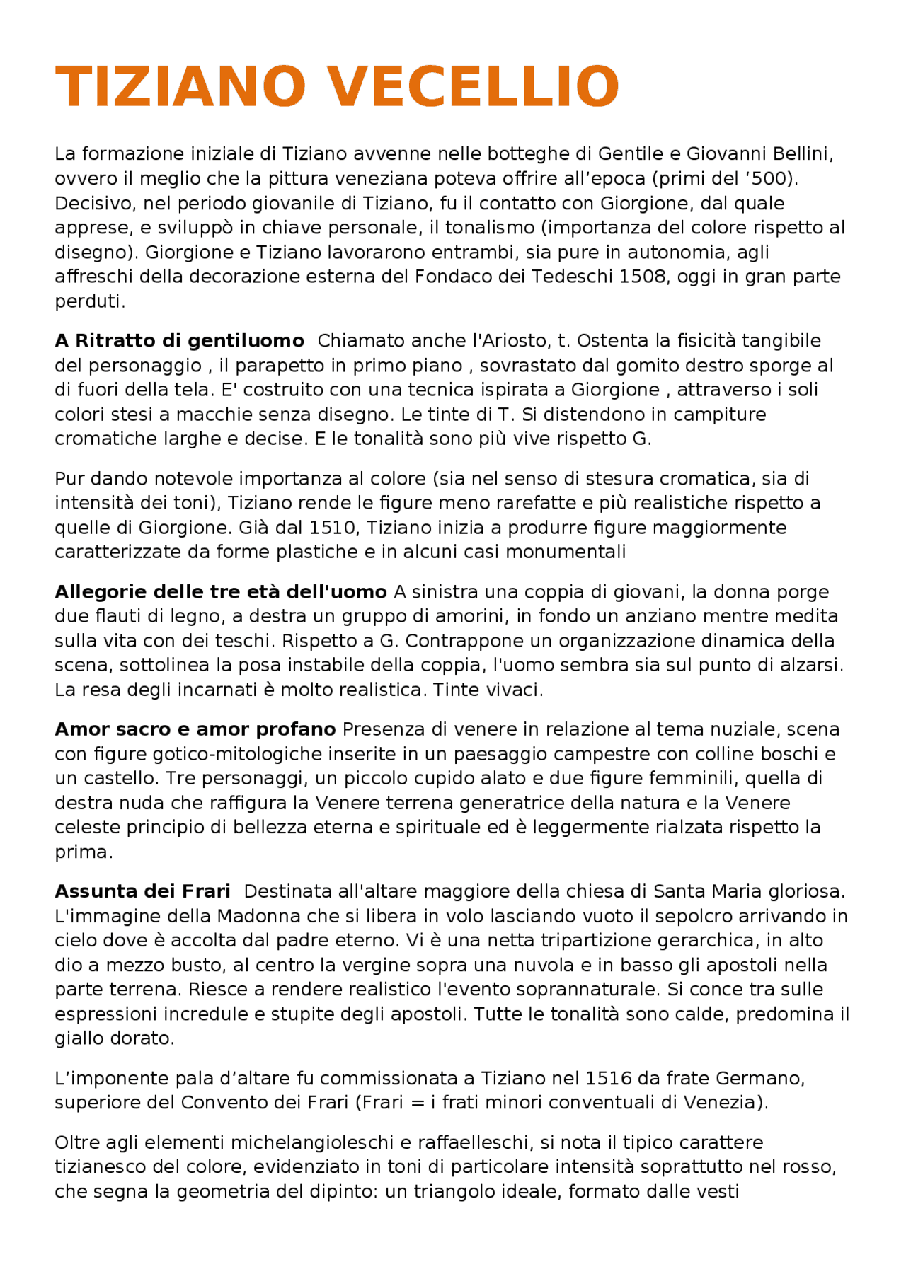 Modulo B Storia Dellarte Moderna Prof Fidanza Appunti Di Storia Dell