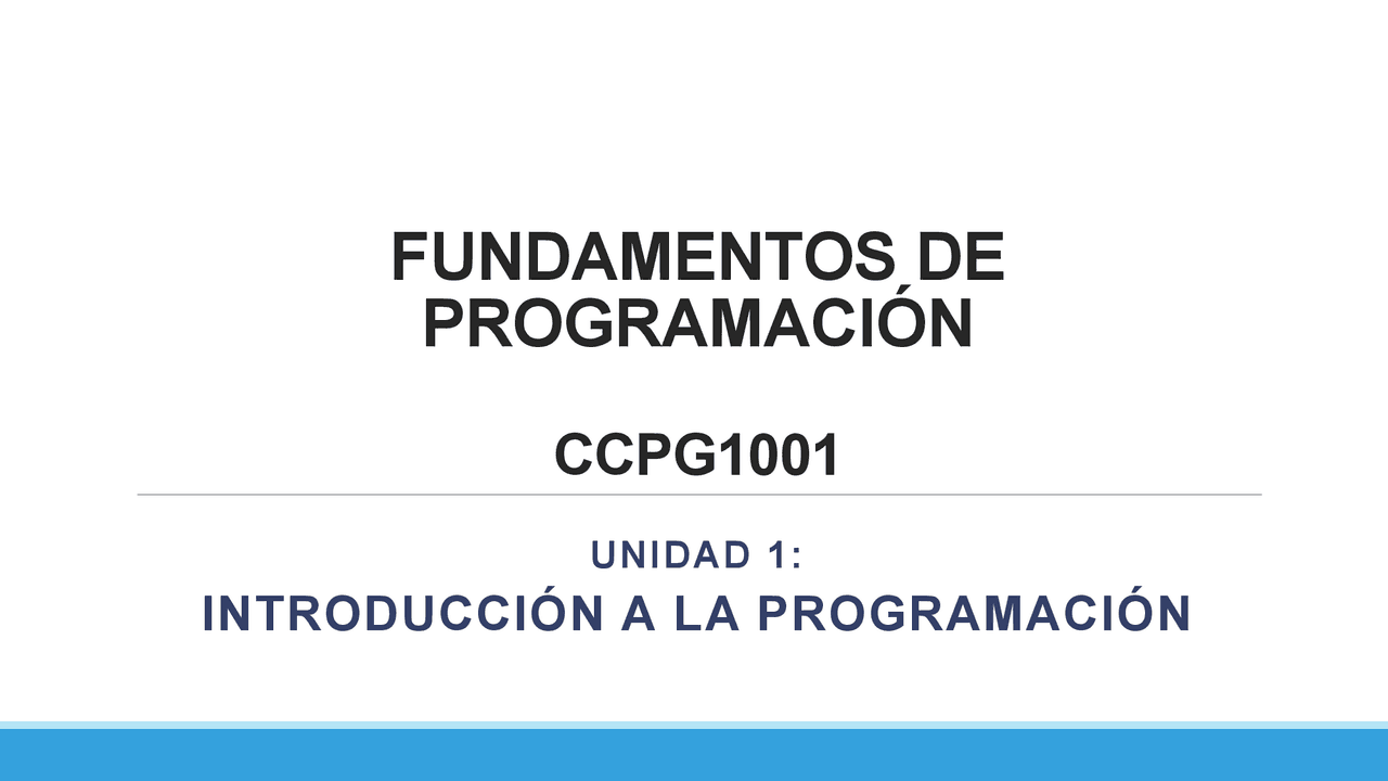 Fundamentos De Programación Resumos De Informática Docsity