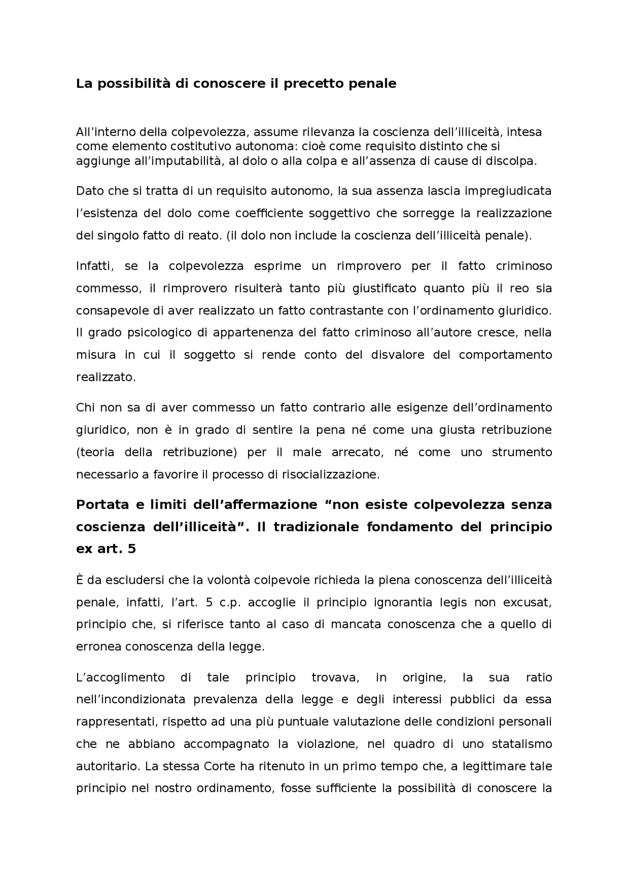 Appunti Diritto Penale Docsity