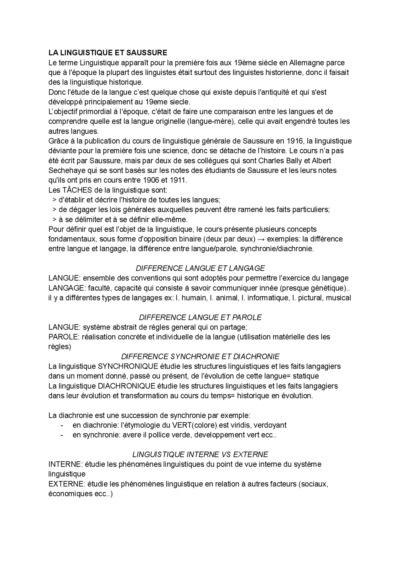 Appunti Lezione E Slides Dispense Di Lingua Francese Docsity