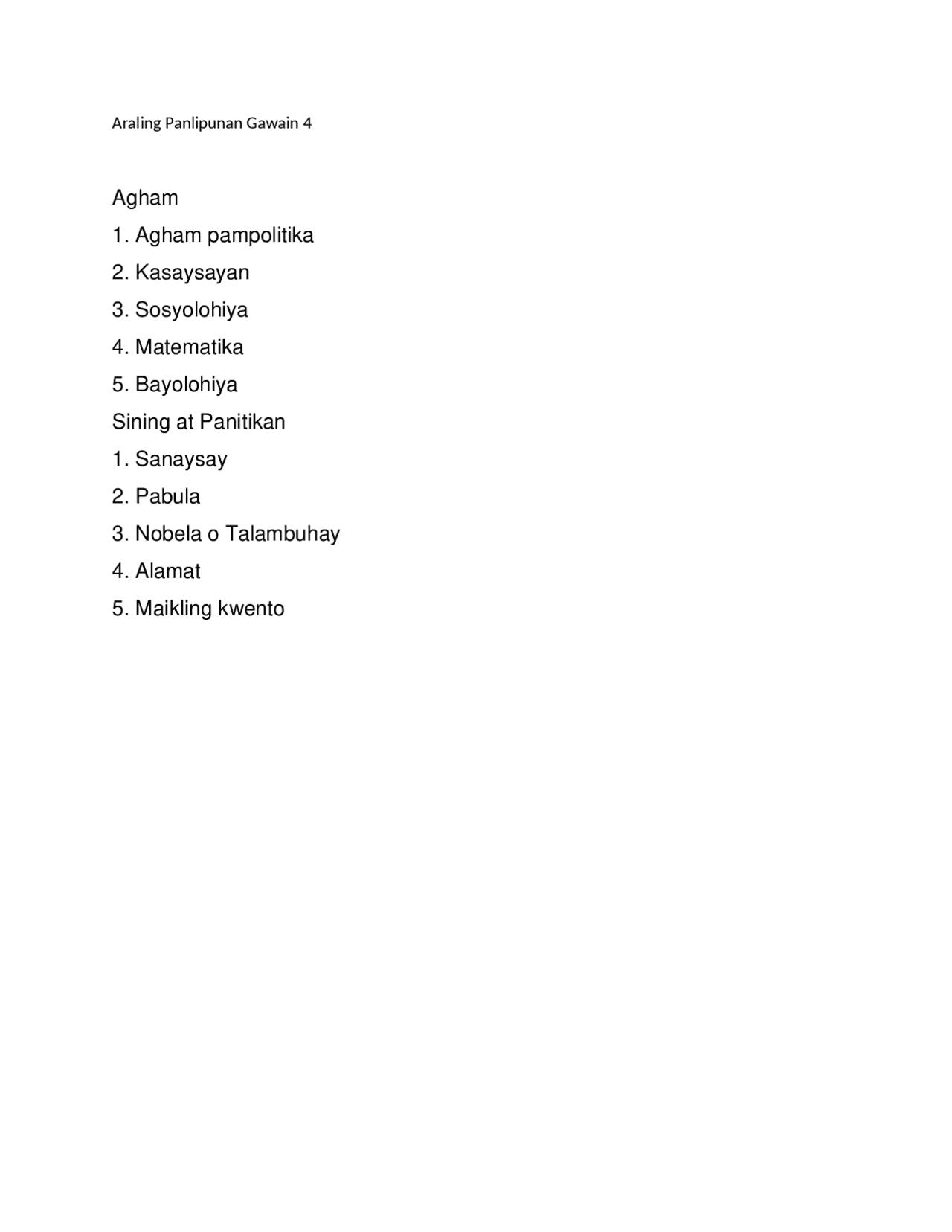 AP history of the philippines | Exercises History | Docsity