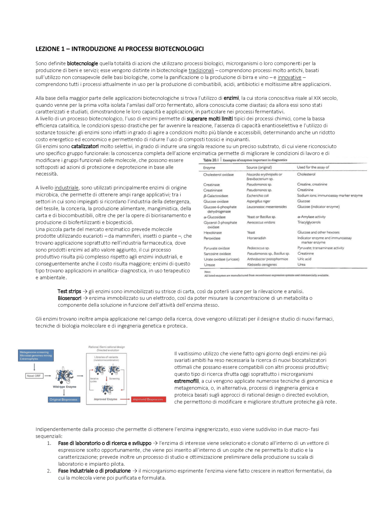 Appunti Processi Biotecnologici Docsity