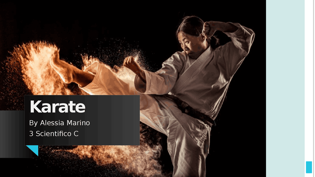 Power Point Sul Karate Slide Di Educazione Fisica Docsity
