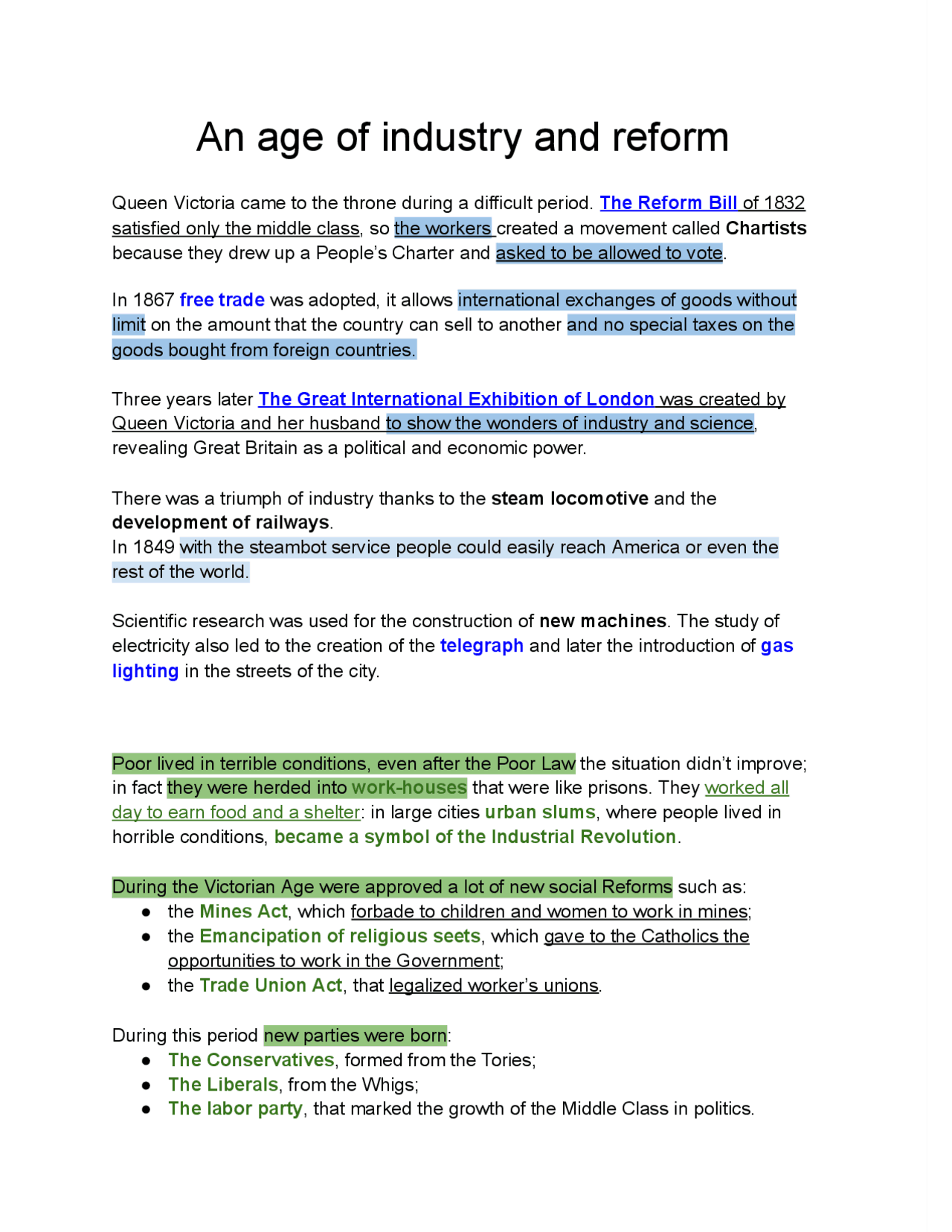Industrial Revolution & British Empire: Reforms, Imperialism & Social ...
