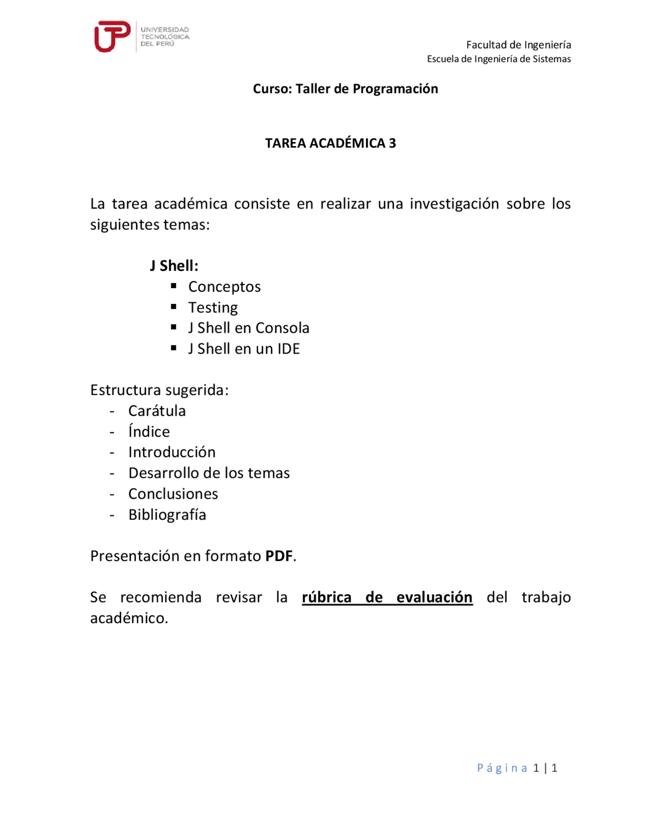 Tarea Académica desarrollada en la semana 13 sesión 1 | Lectures de Programmation Java | Docsity