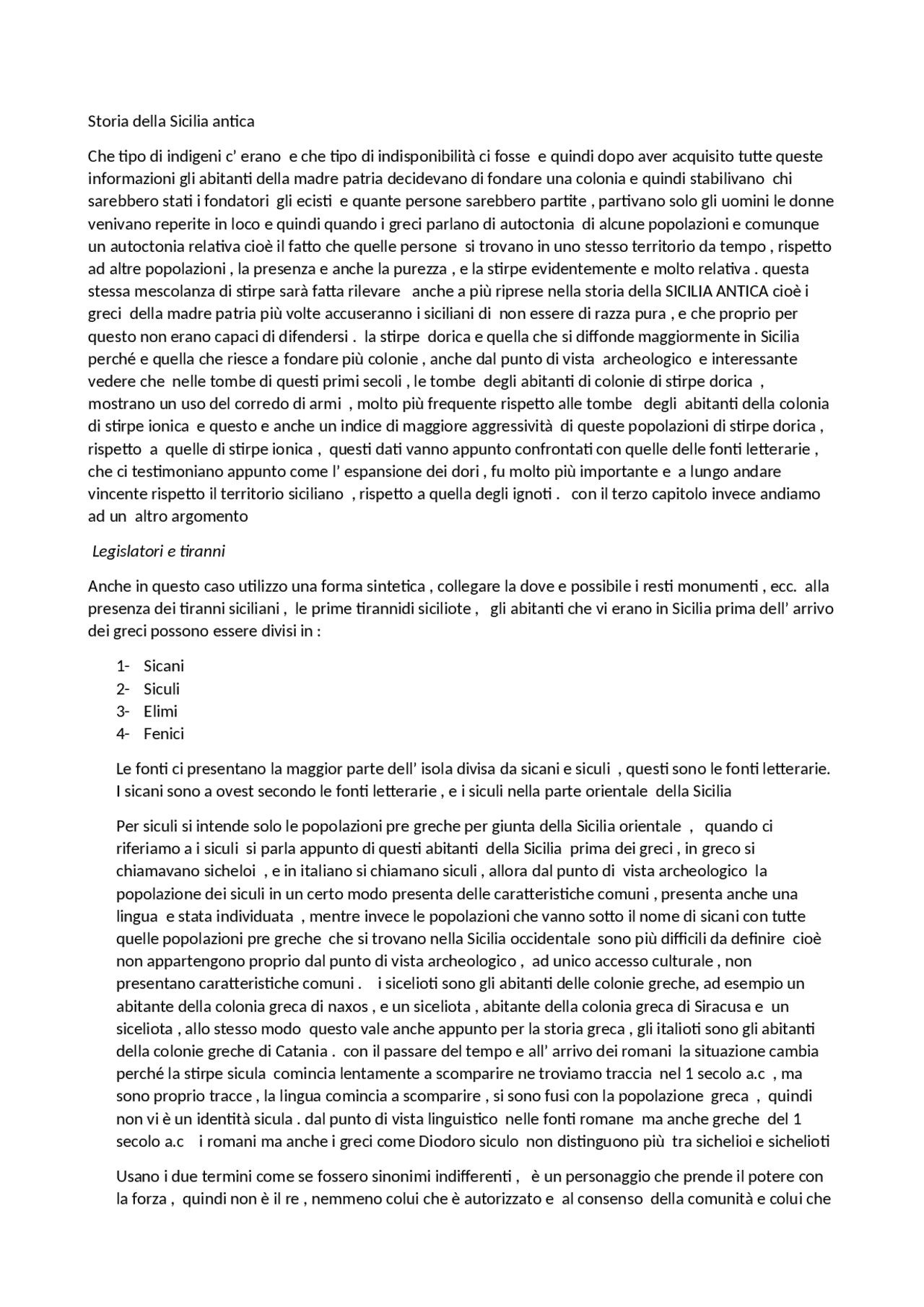 Appunti Slide Esami Docsity