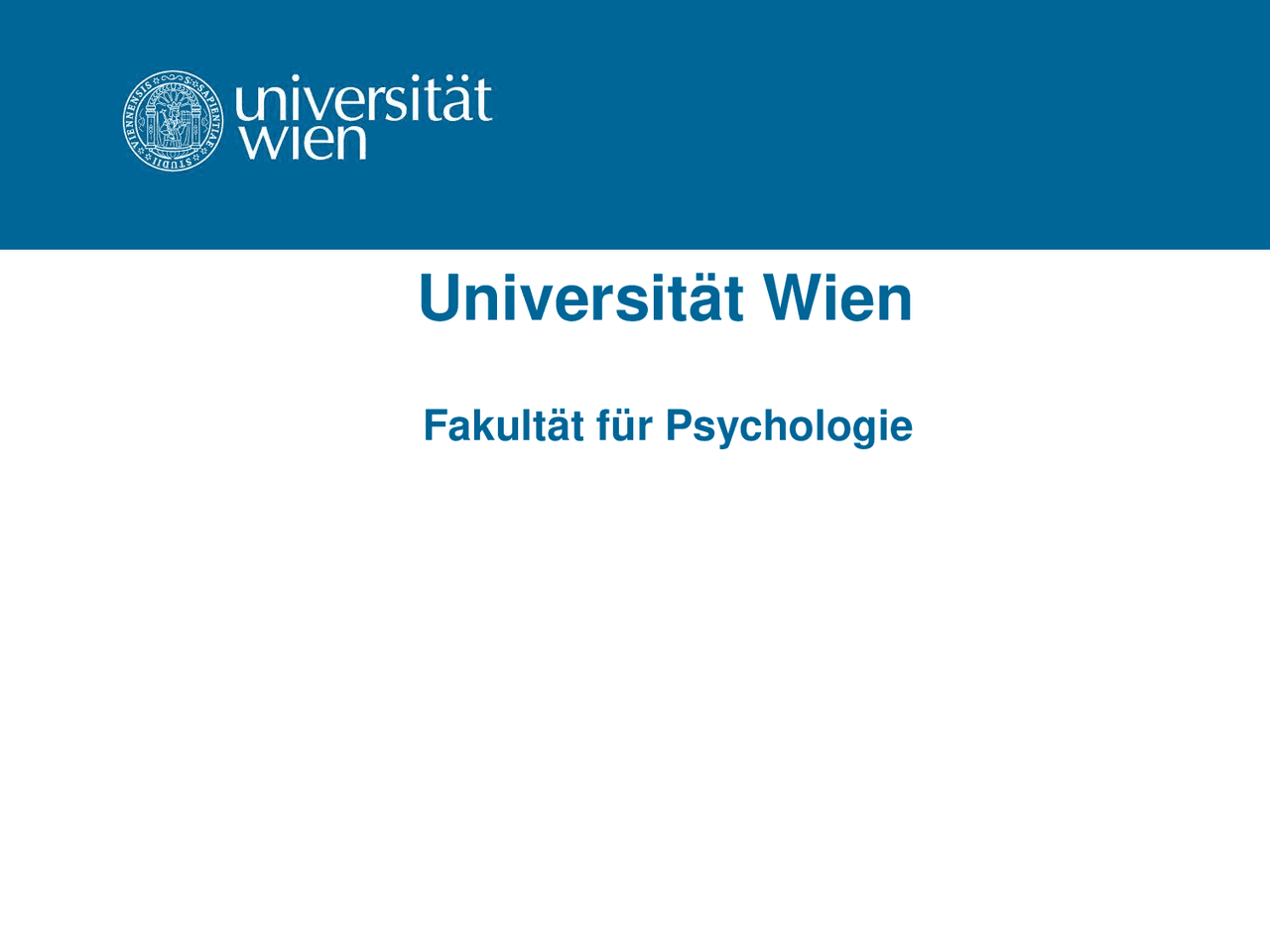 Universität Wien Docsity