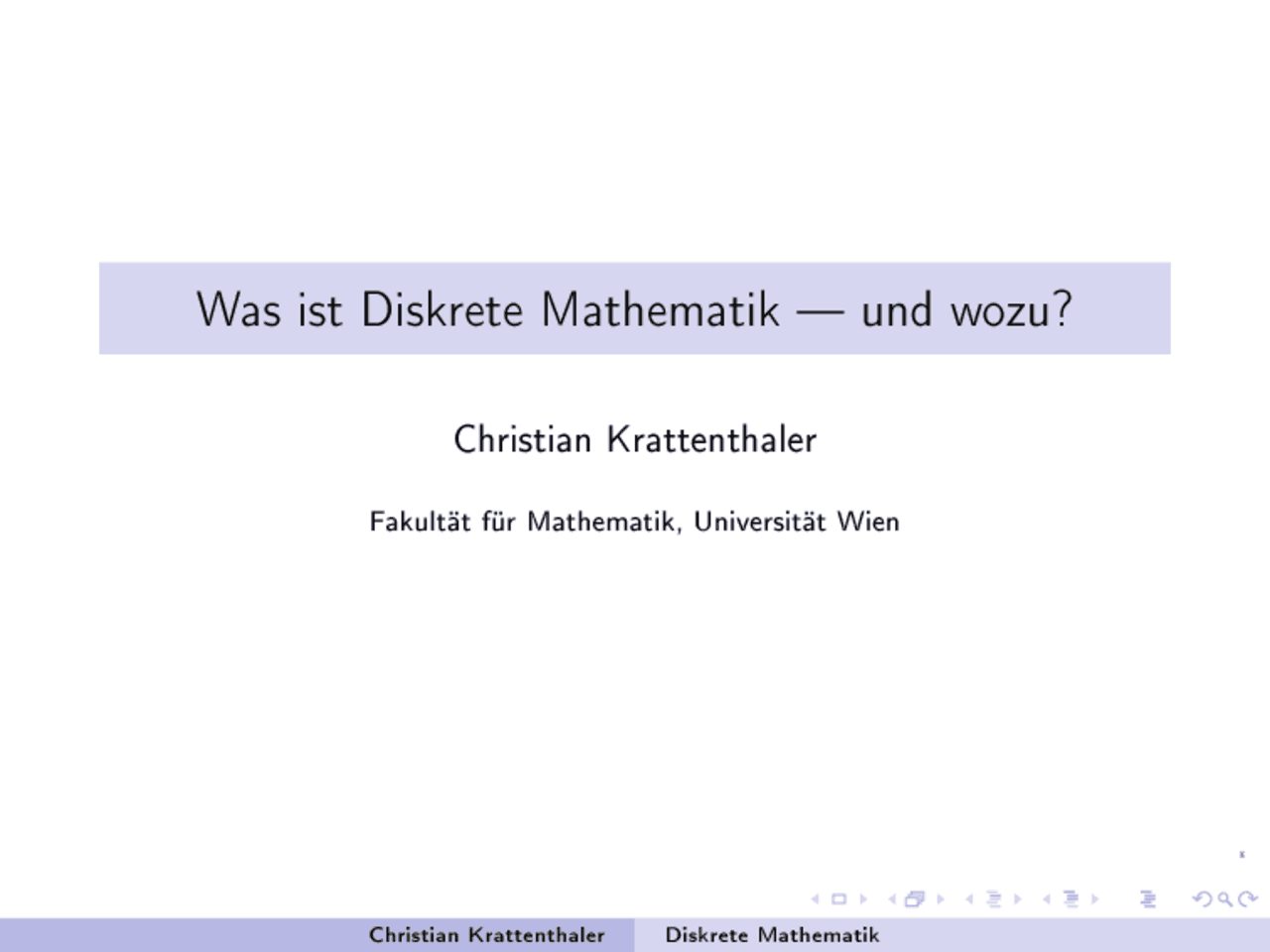 Was Ist Diskrete Mathematik Und Wozu Zusammenfassungen Diskrete