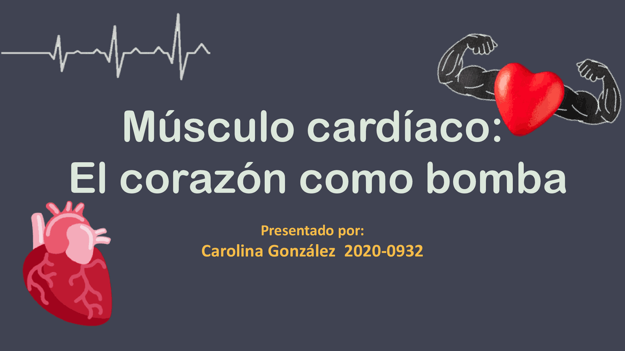 El corazón como bomba: Fisiología del músculo cardíaco | Esquemas y ...