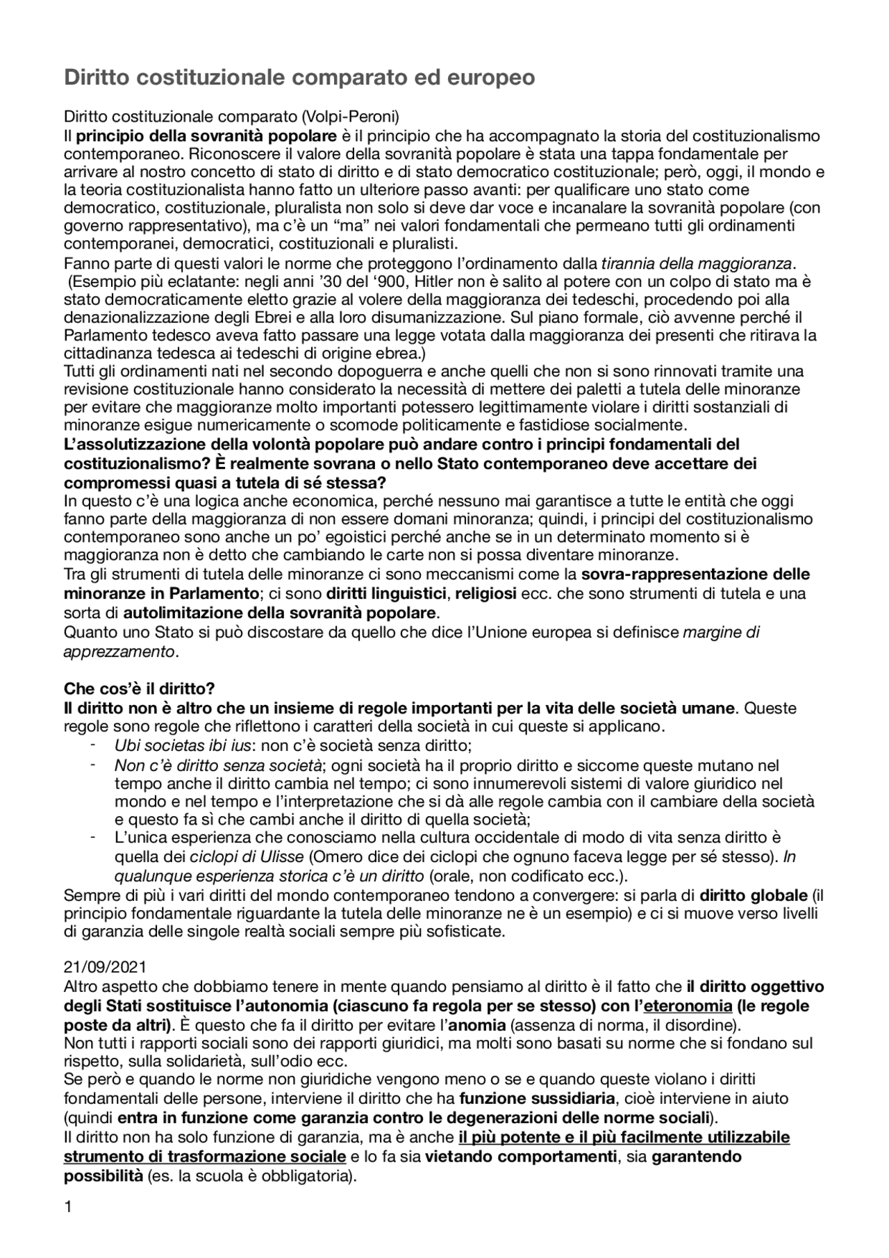 Diritto costituzionale comparato, Veronica Federico | Dispense di ...