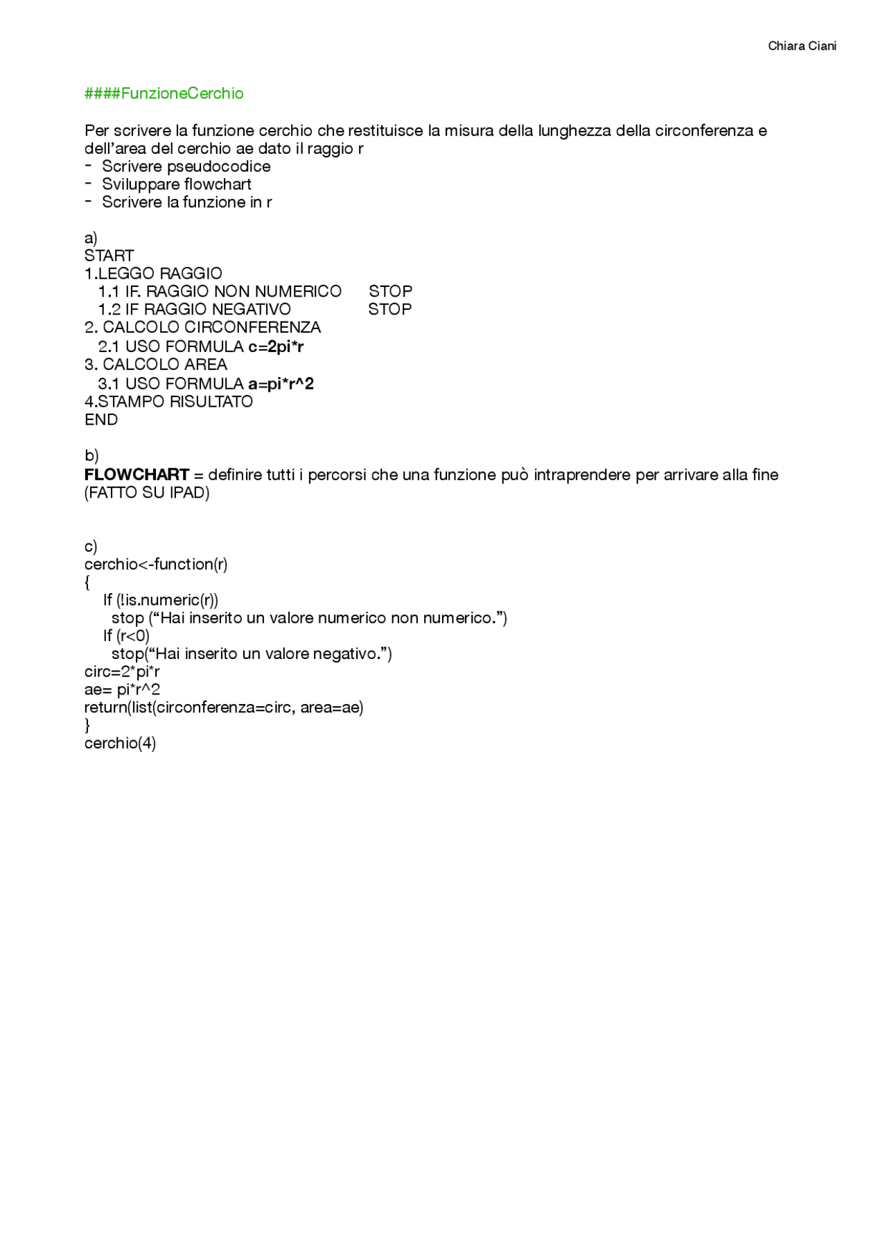 Esercizi Tutorato Elementi Di Informatica Eipe Francesca Parpinel E