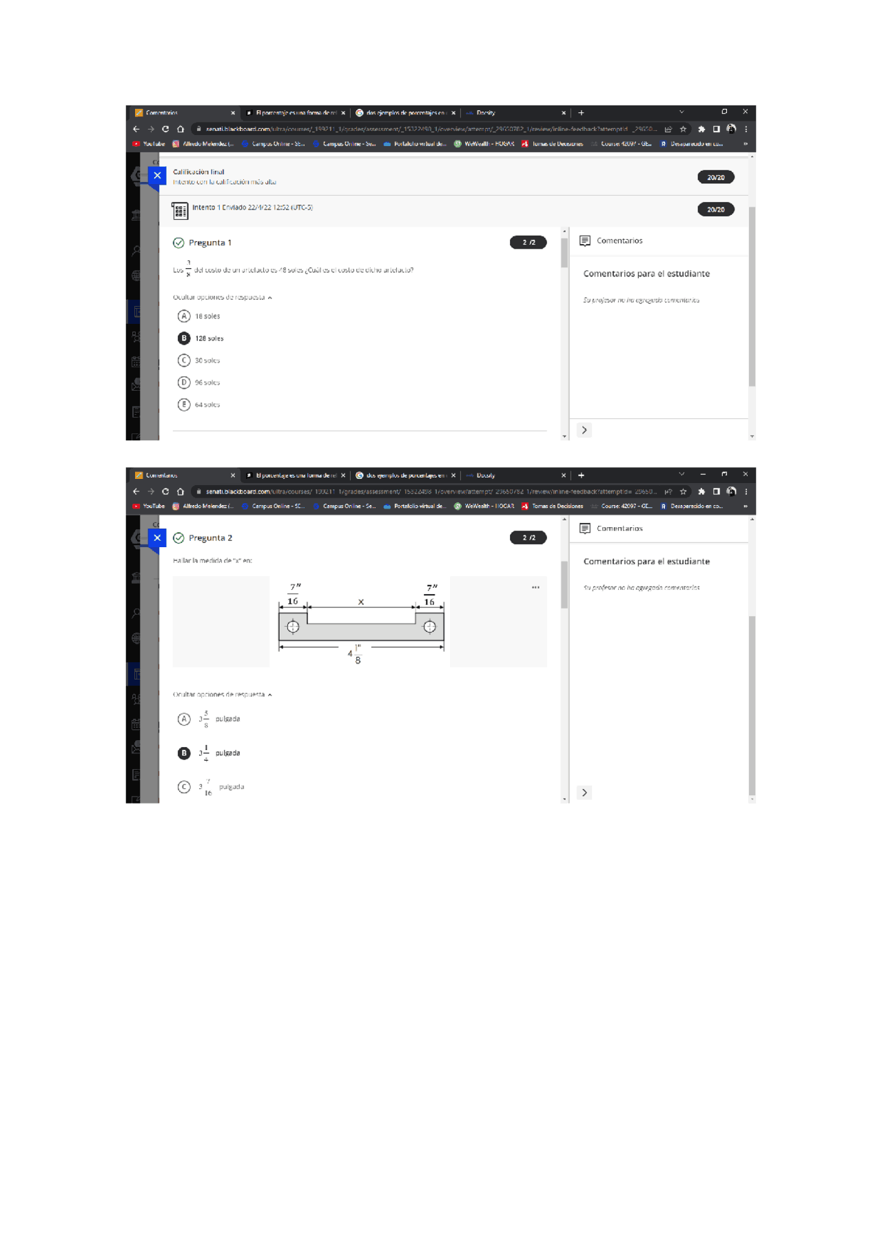 (SENATI) Test U02 de Matemáticas | Exámenes selectividad de Matemáticas ...