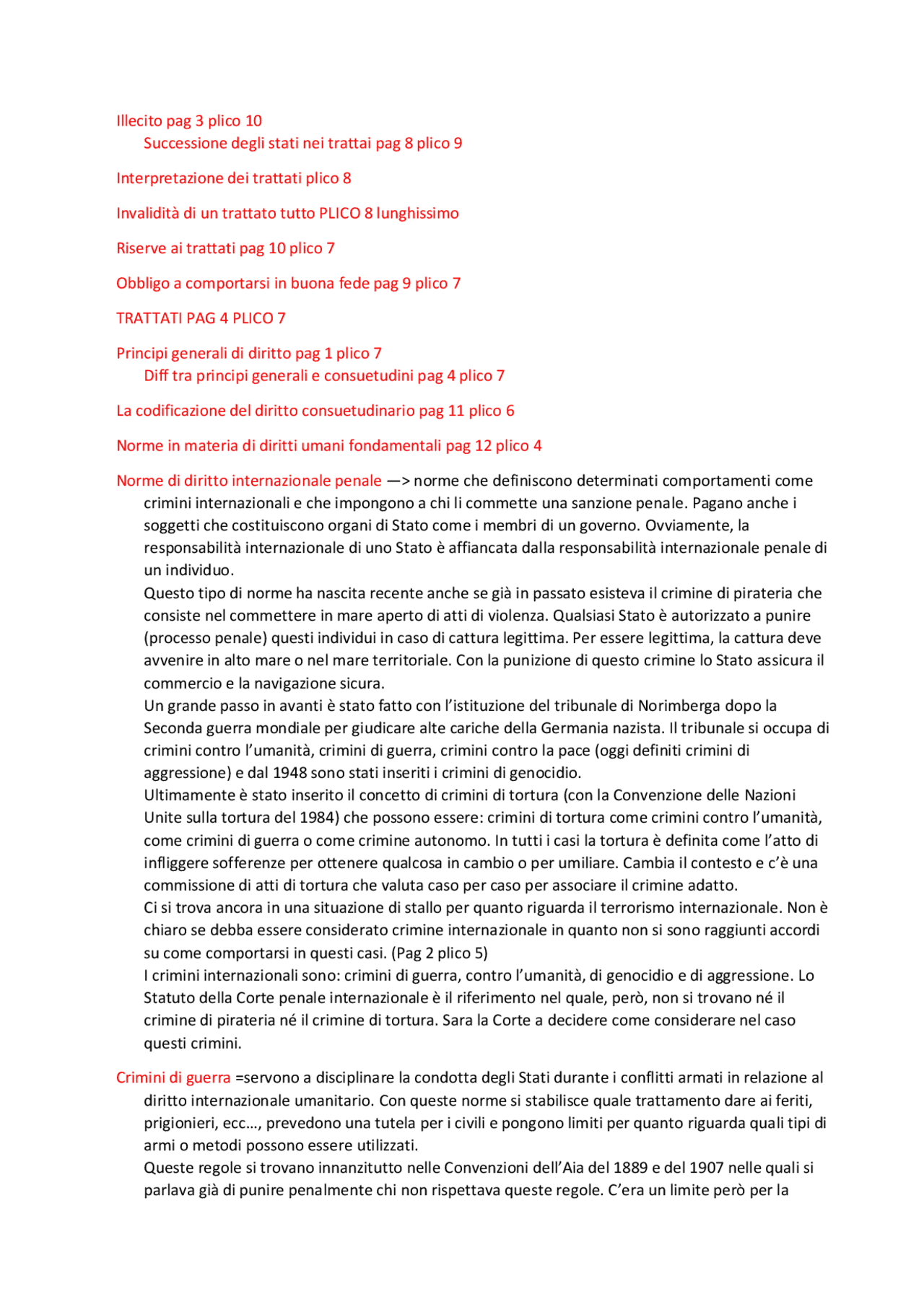 Appunti E Dispense Diritto Internazionale Docsity