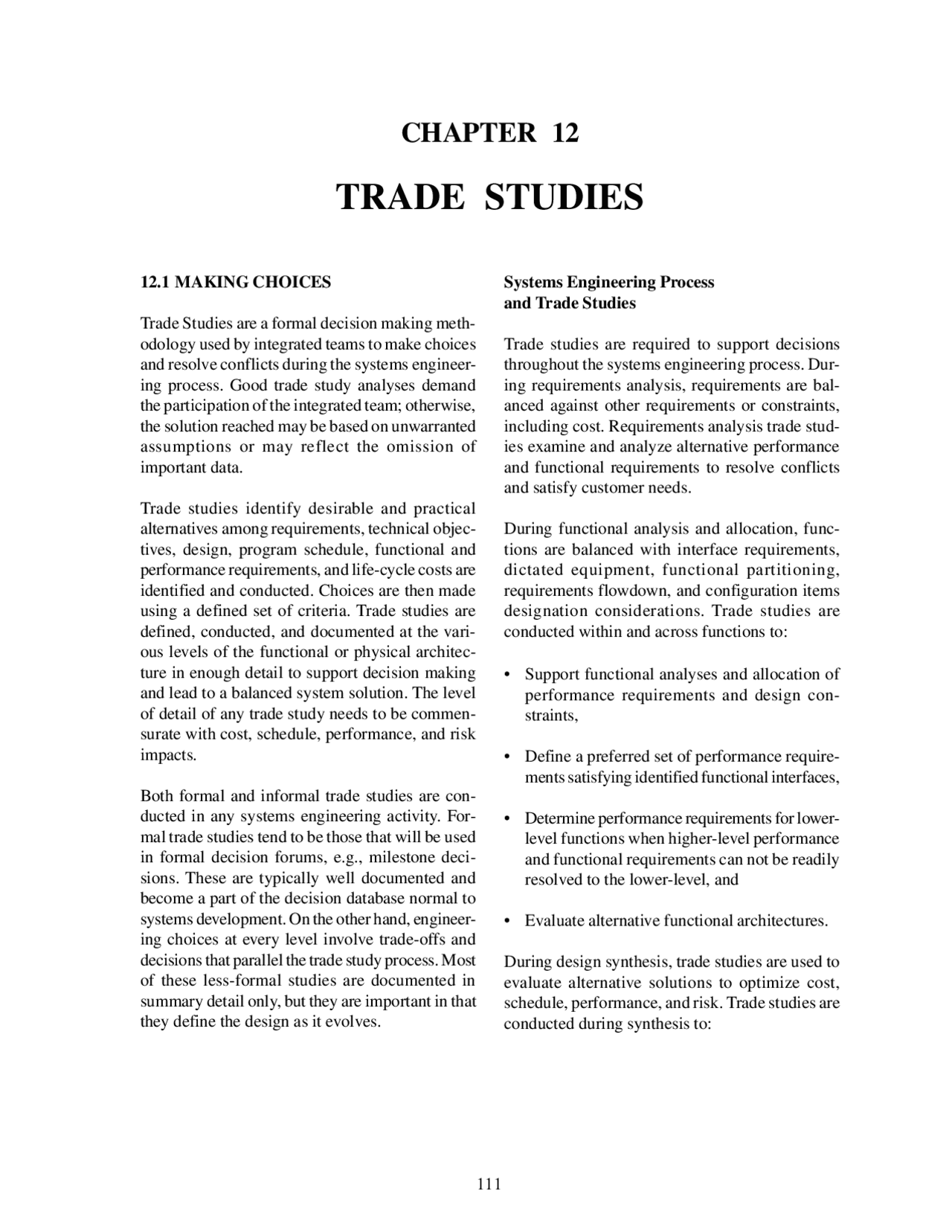 Trade Studies: A Systematic Approach to Making Informed Decisions in ...