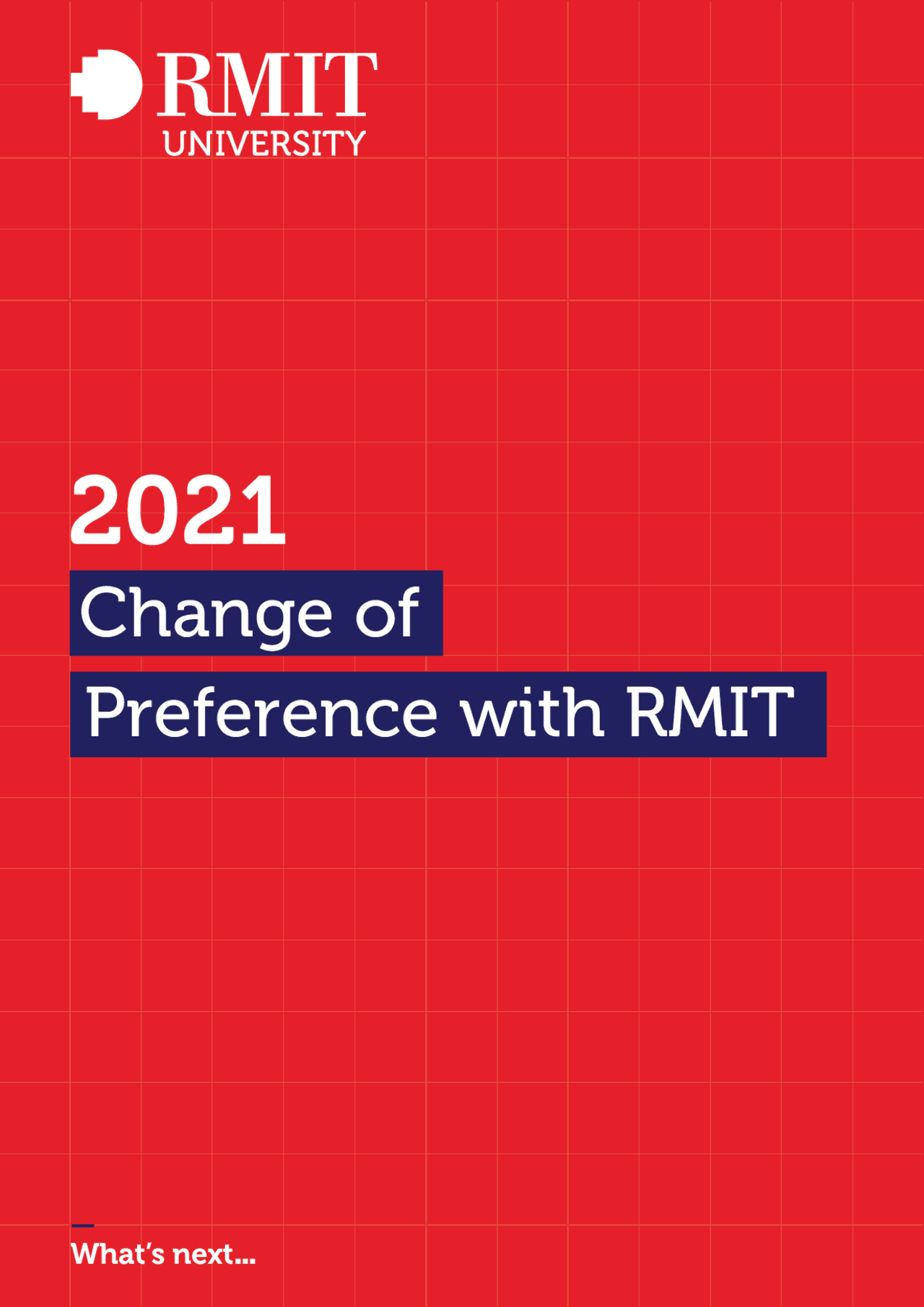 RMIT University Change of Preference Guide for Prospective Students ...
