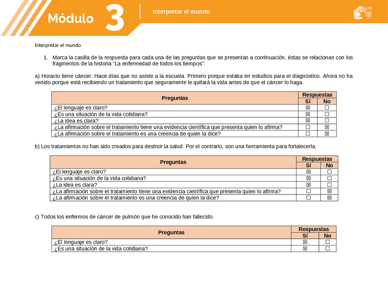 Interpretar al mundo actividad integradora 1 modulo 3 | Apuntes de ...