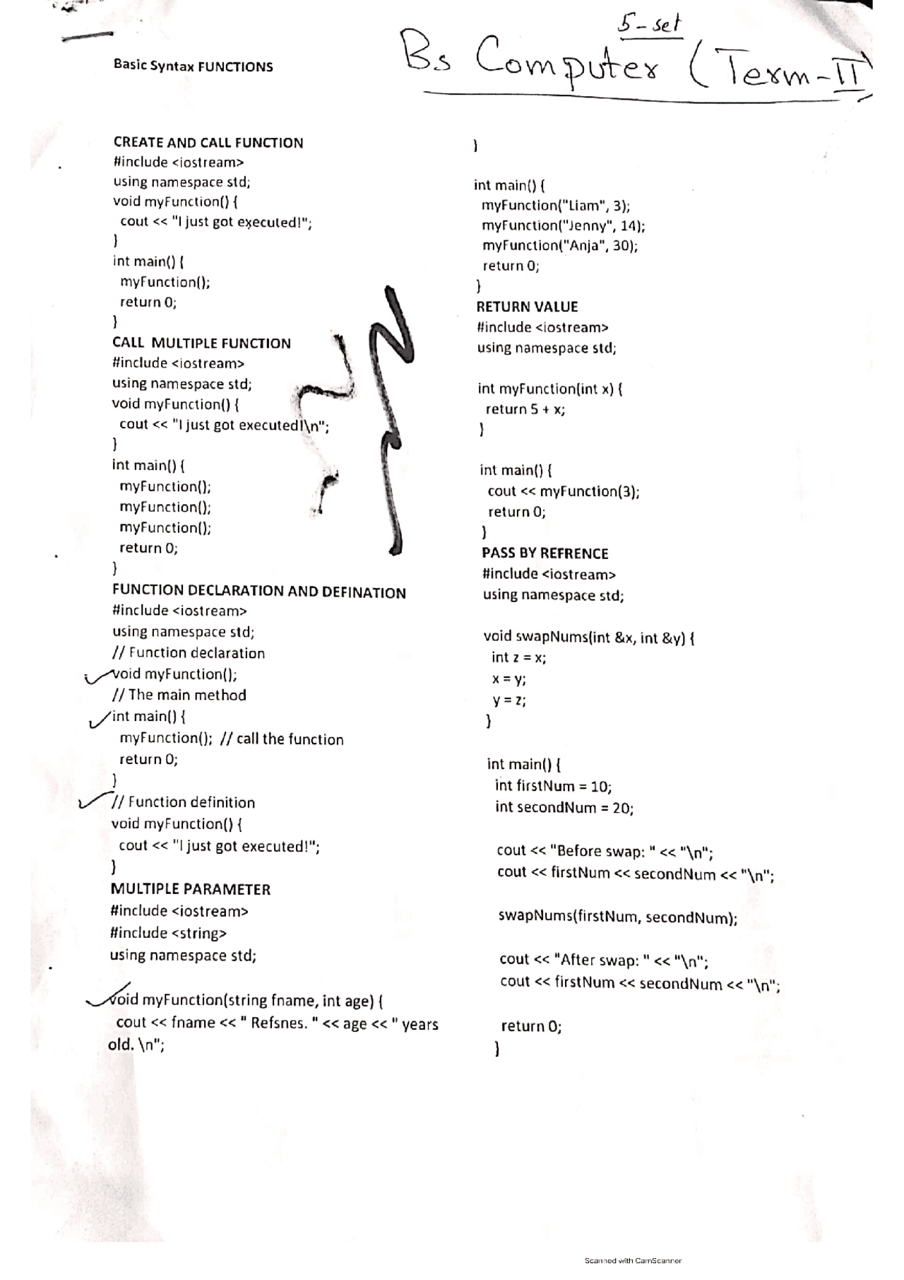 BS Computer (Term-II) | Lecture notes Computer Vision | Docsity