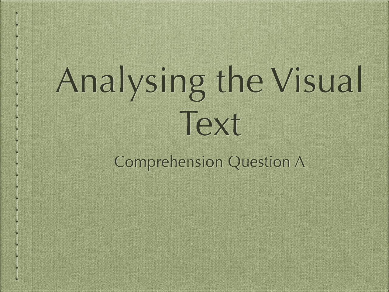Visual Text Analysis | Assignments Computer Vision | Docsity
