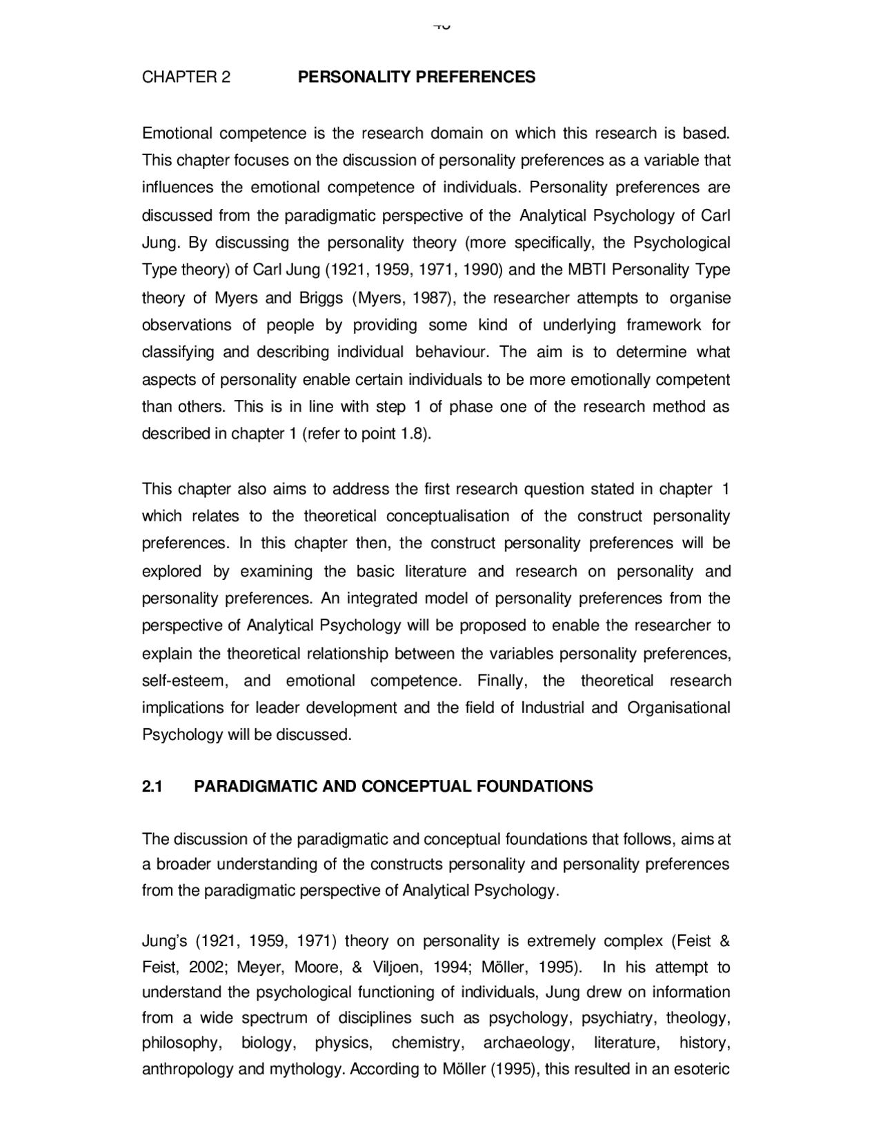 Chapter 2 Personality Pref Lecture Notes Logic Docsity