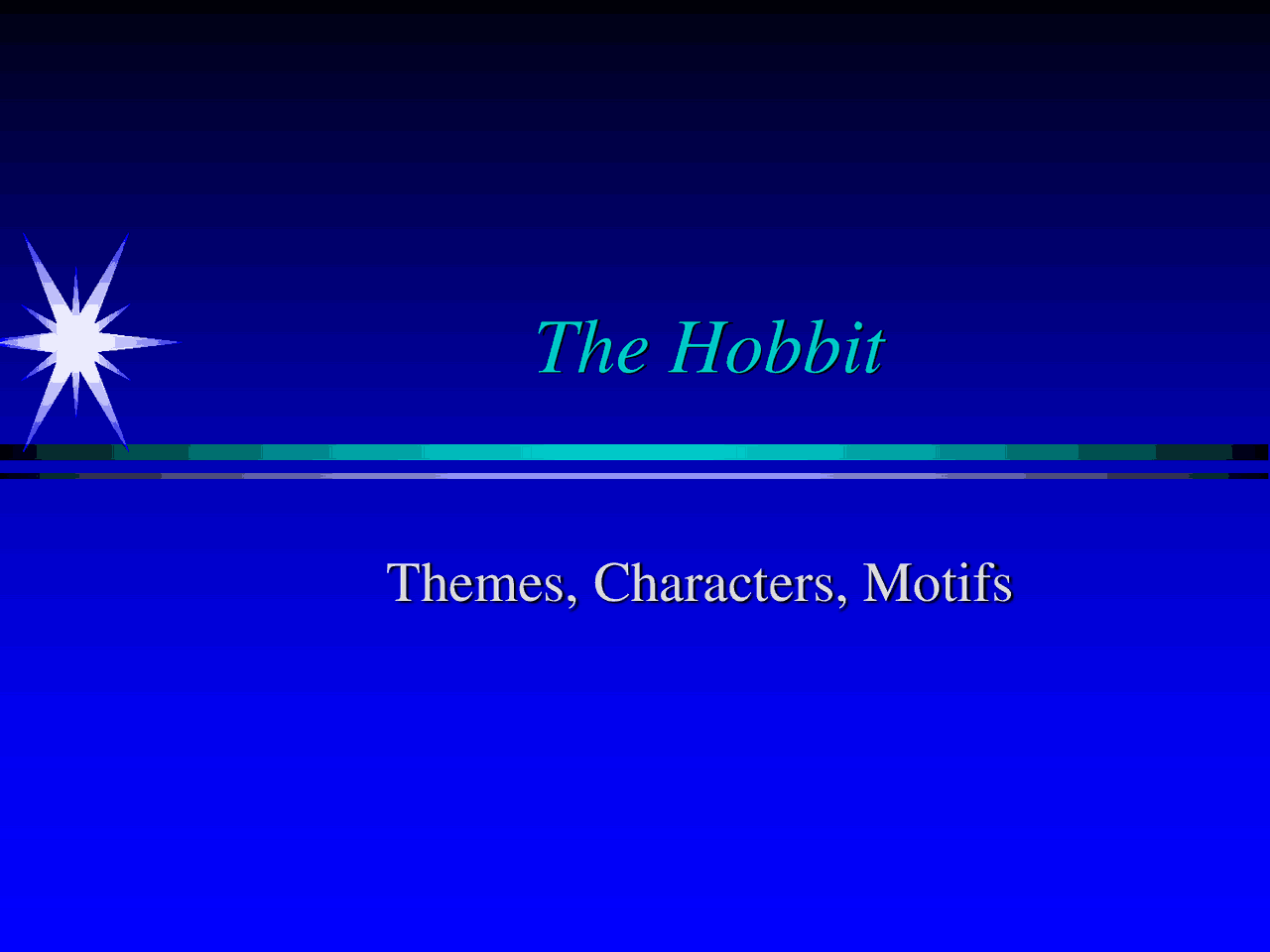 The Hobbit: Plot Summary | Summaries English Literature | Docsity
