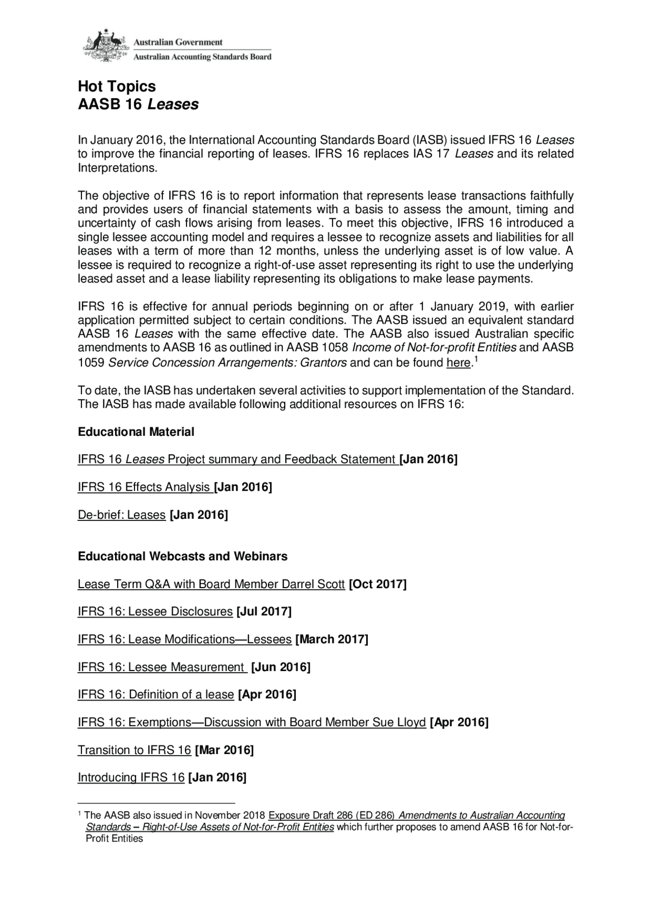 IFRS 16 Leases: Implementation and Resources | Schemes and Mind Maps ...
