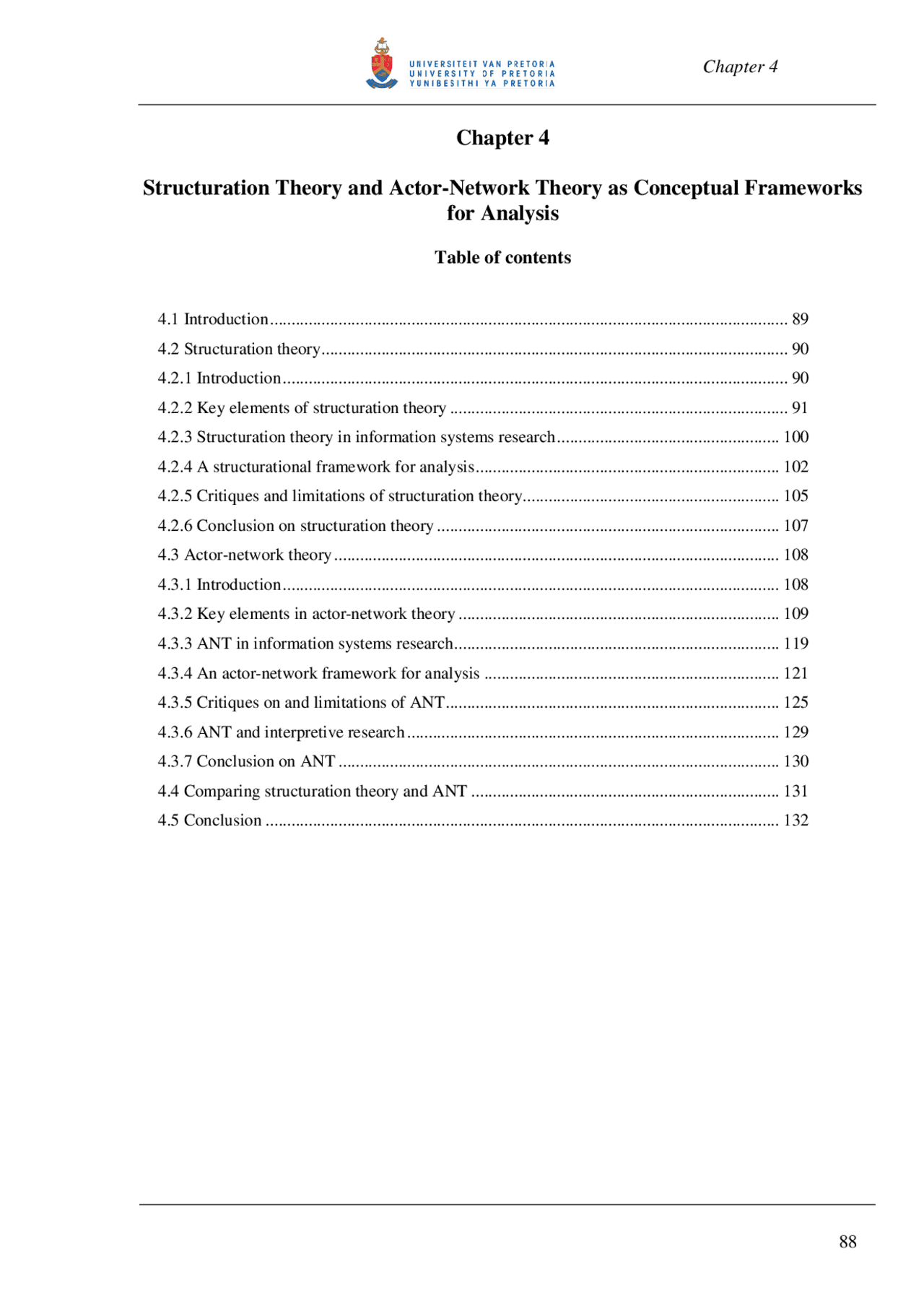 Chapter 4 Structuration Theory and Actor-Network Theory as ...