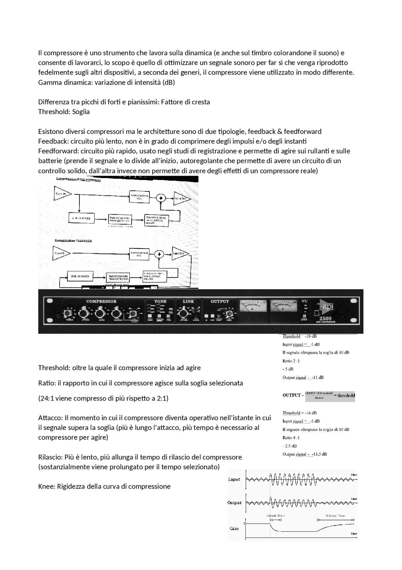 In Estrema Sintesi Come Funziona Un Compressore Docsity