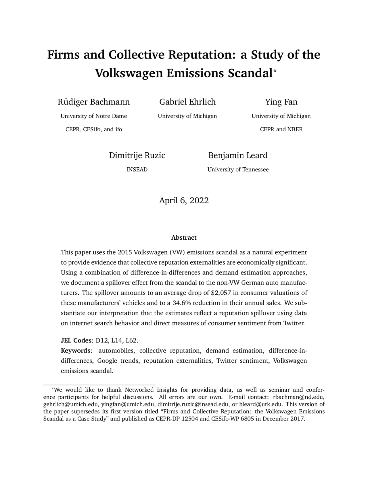 a Study of the Volkswagen Emissions Scandal | Exercises German Culture ...