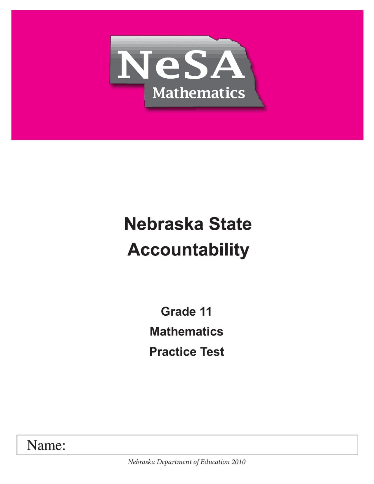 Grade 11 Mathematics Practice Test Summaries Mathematics Docsity