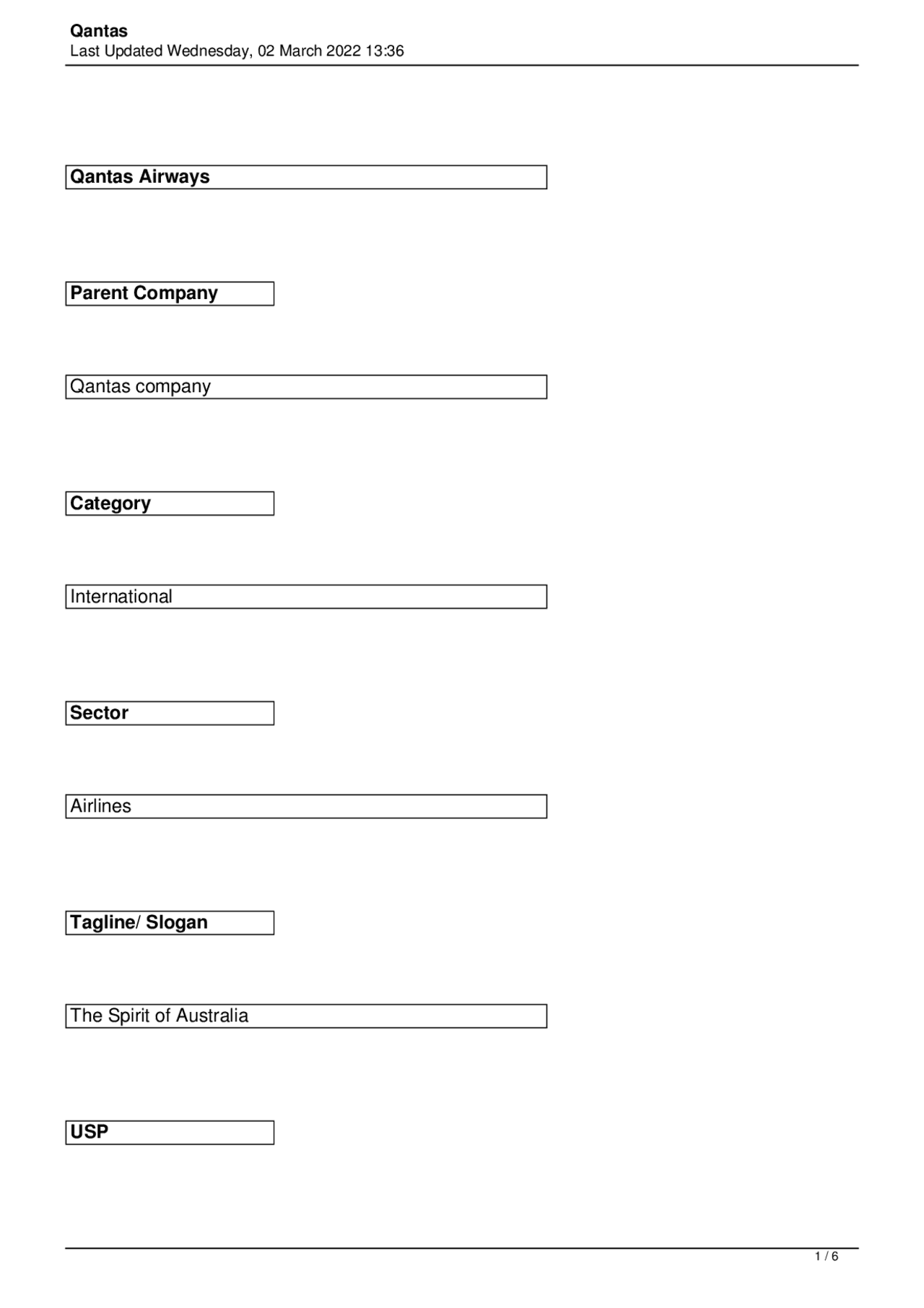 536-qantas-airways.pdf | Exercises Strategic Management | Docsity