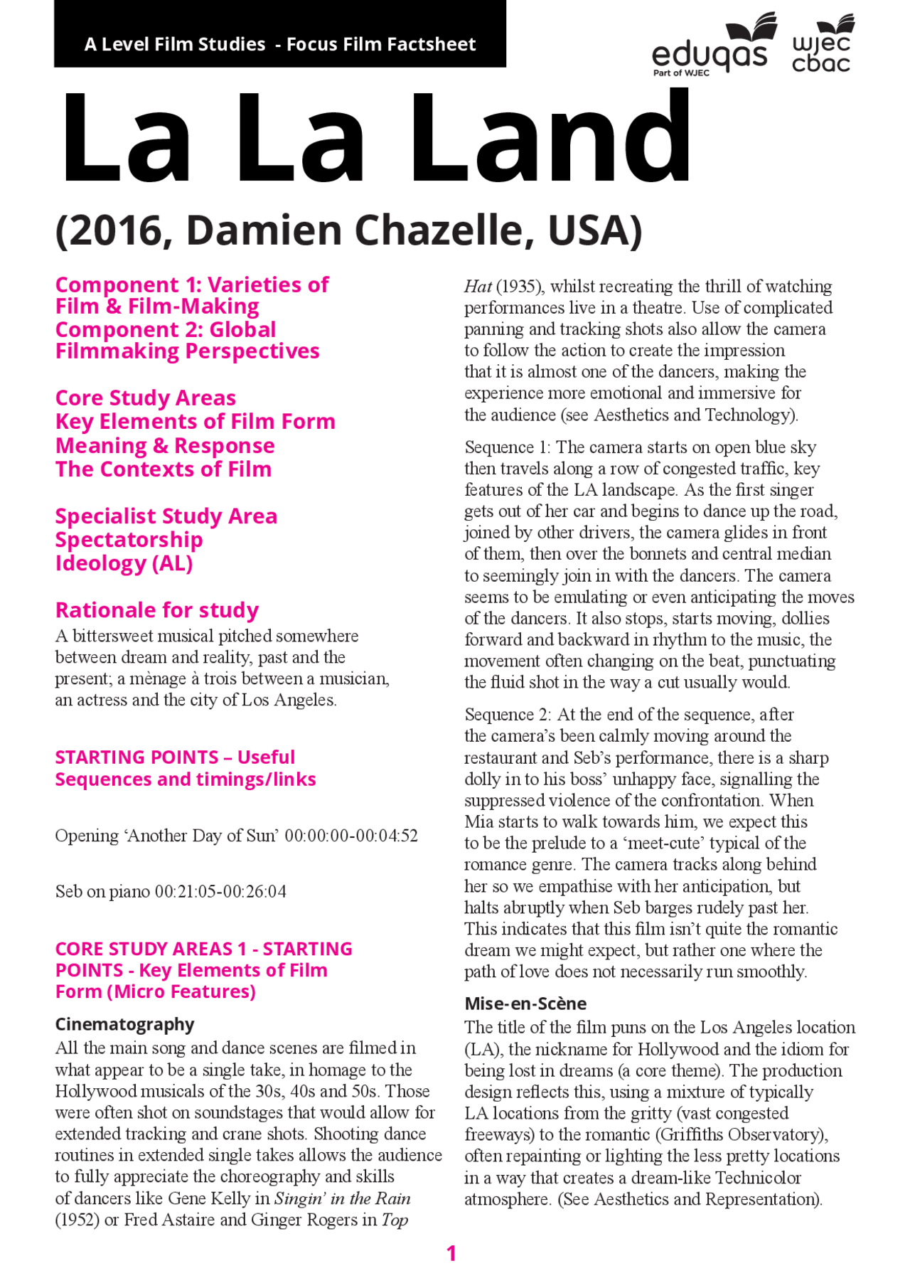 La La Land Film Analysis: A Bittersweet Musical about Dreams, Reality ...