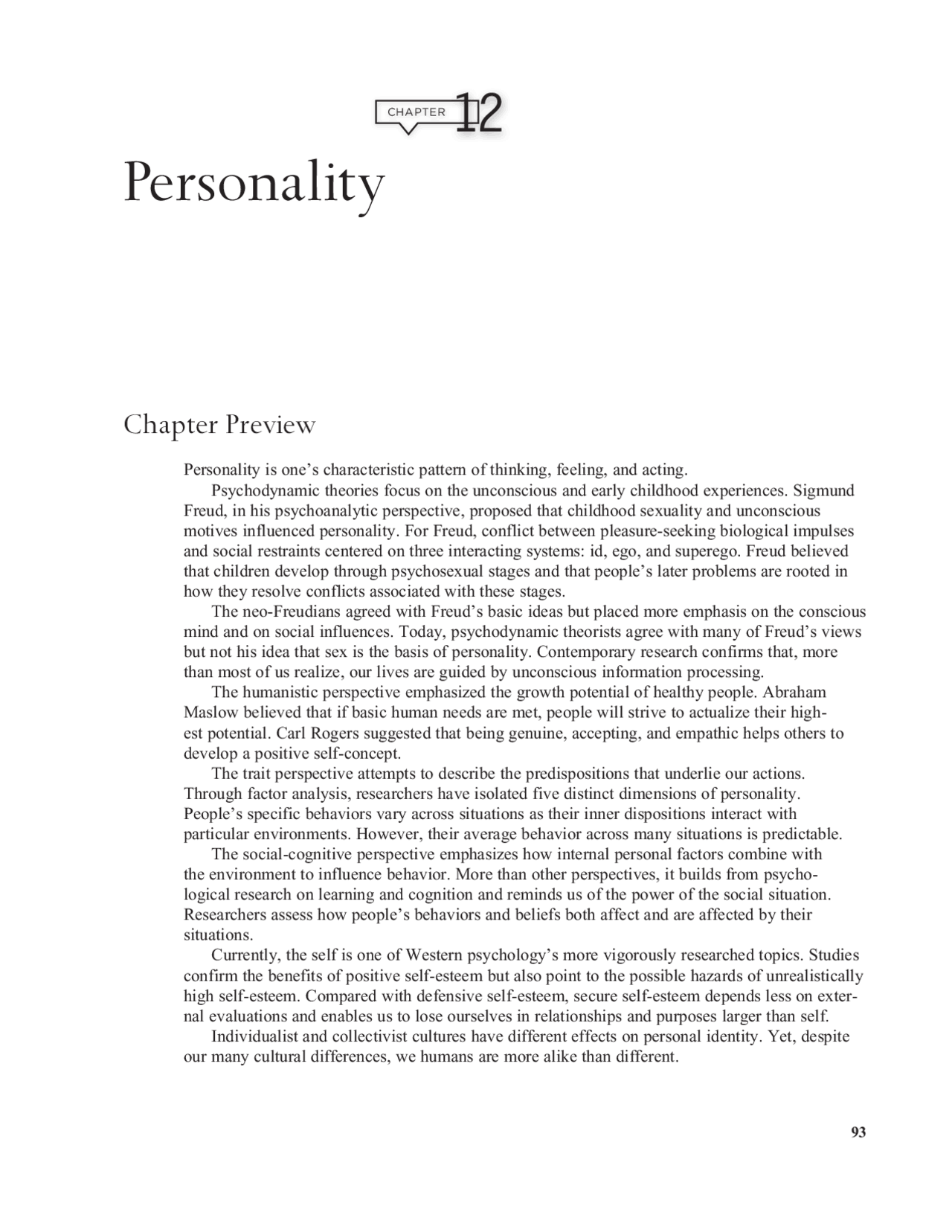 Freud's Theory of Personality: Id, Ego, and Superego | Study notes ...