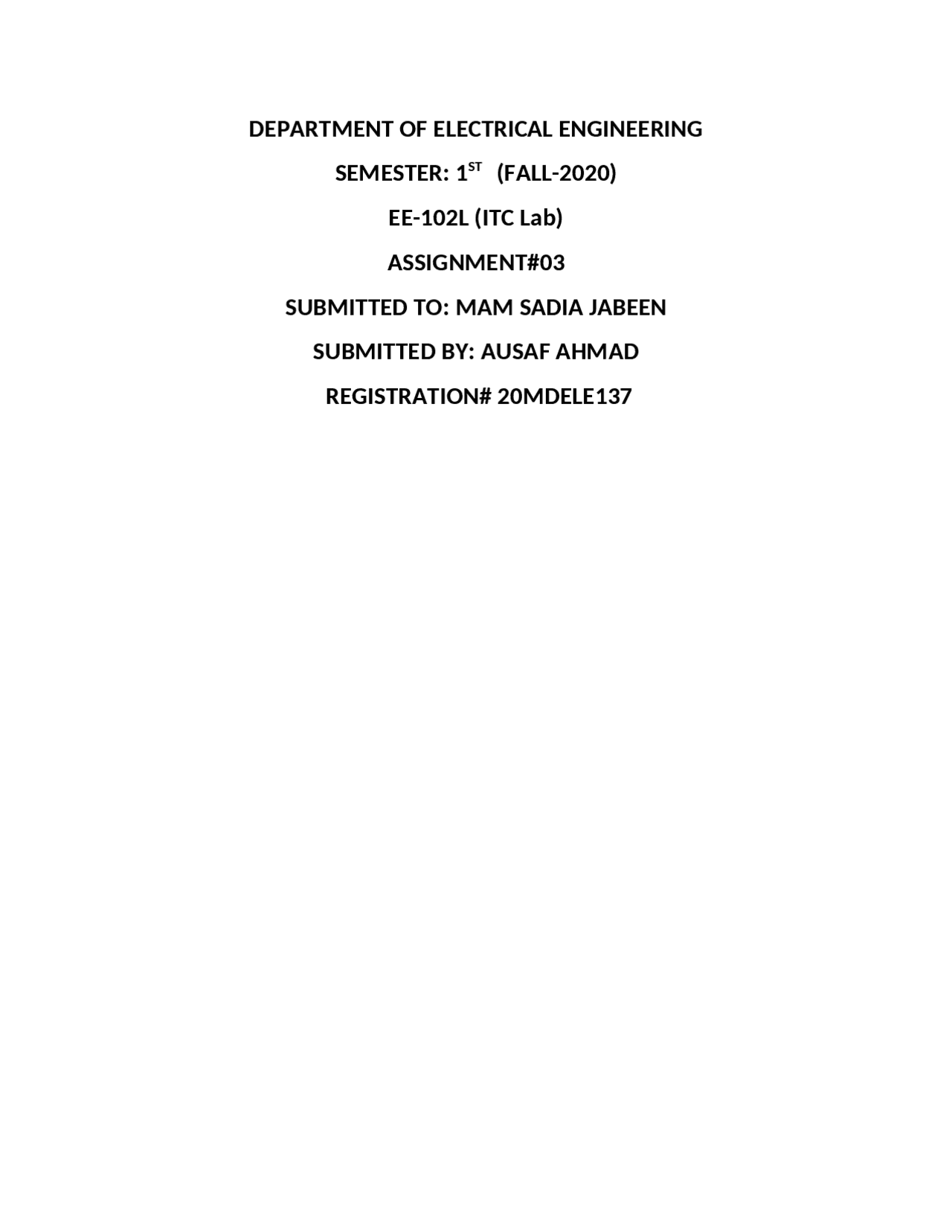 Introduction To Computers Lab Reports Lab Reports Introduction To Computers Docsity