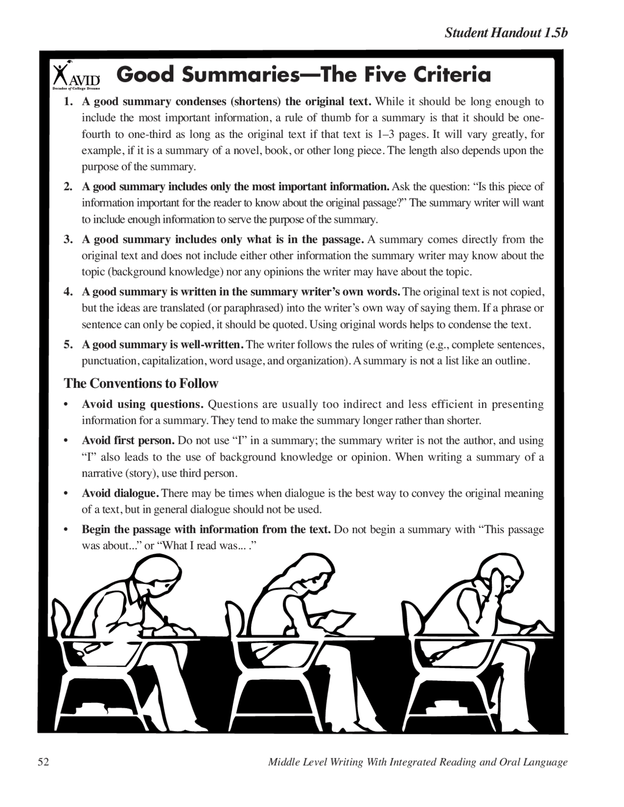 Good Summaries—the Five Criteria Slides Technical Writing Docsity