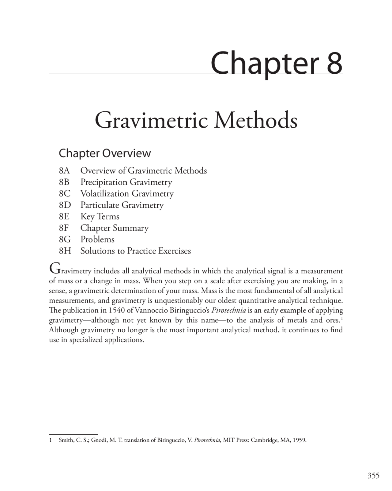 Chapter 8 | Study notes Analytical Chemistry | Docsity