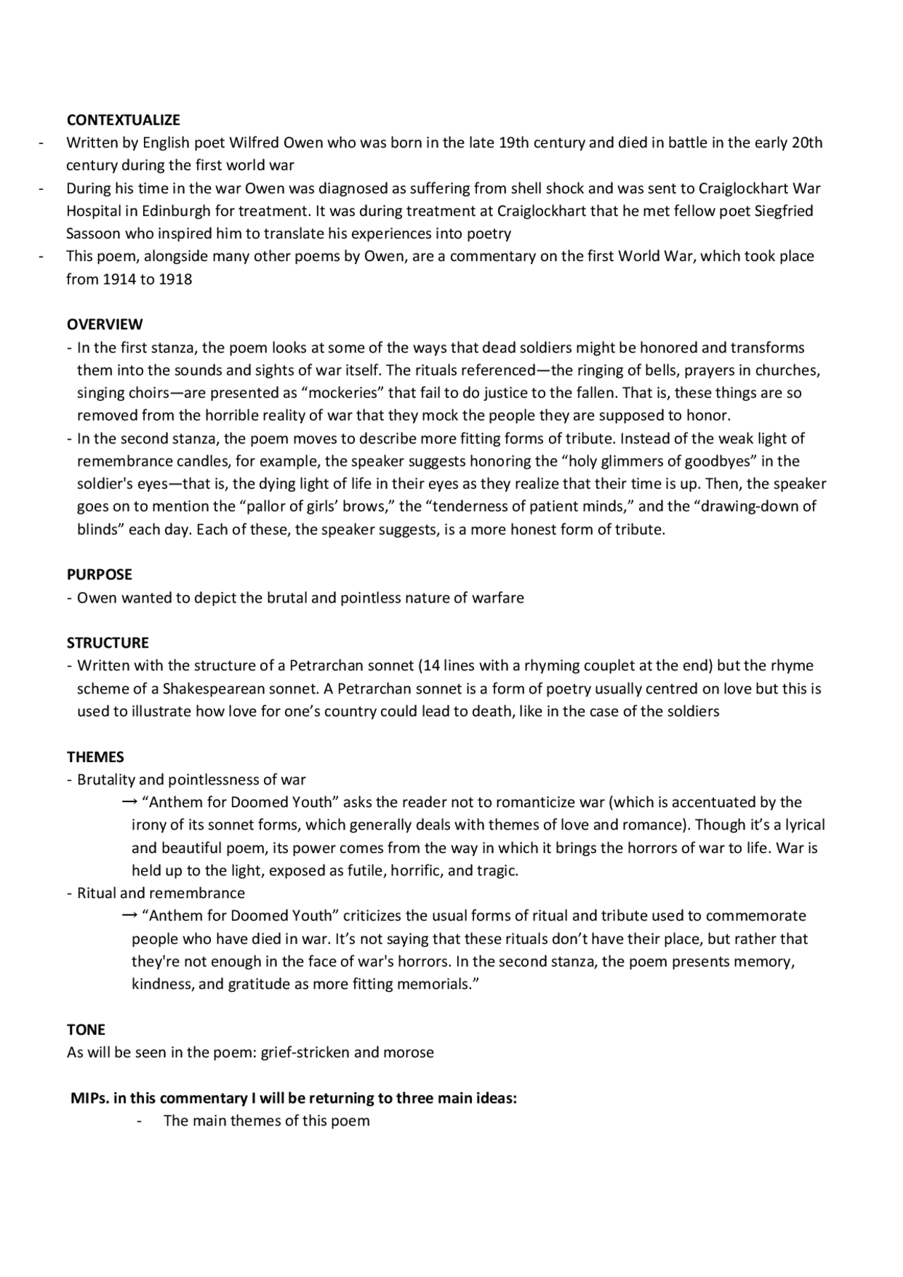 4.-anthem-for-doomed-youth.pdf | Exercises Poetry | Docsity